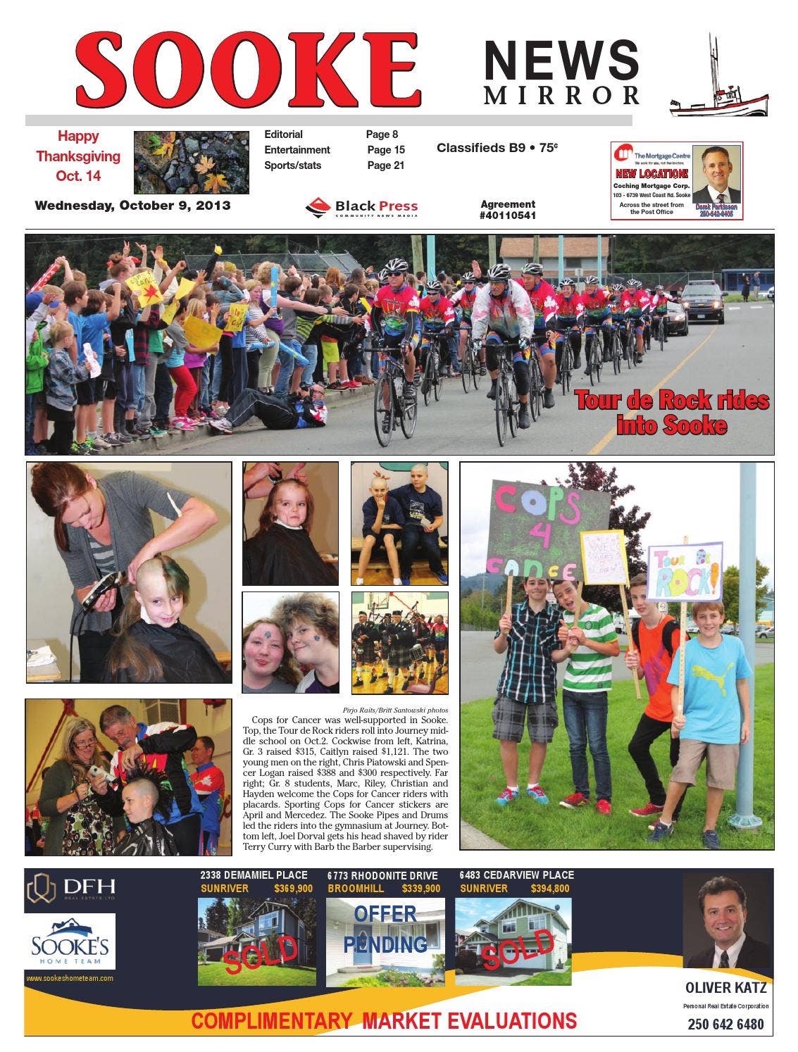 Sooke News Mirror, October 09, 2013 by Black Press Media Group - Issuu