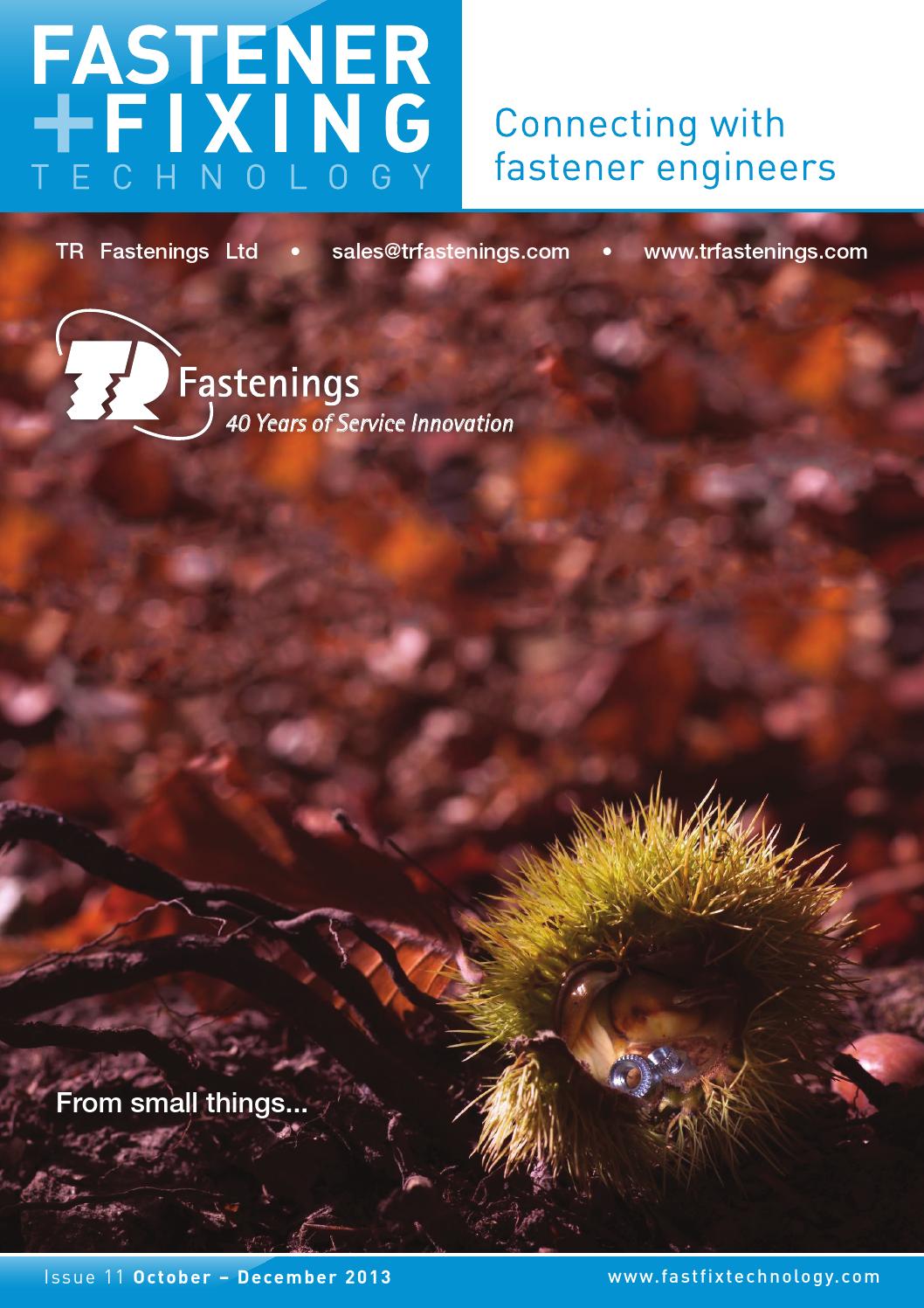 Fastener + Fixing Technology #11 by Fastener + Fixing Magazine - Issuu