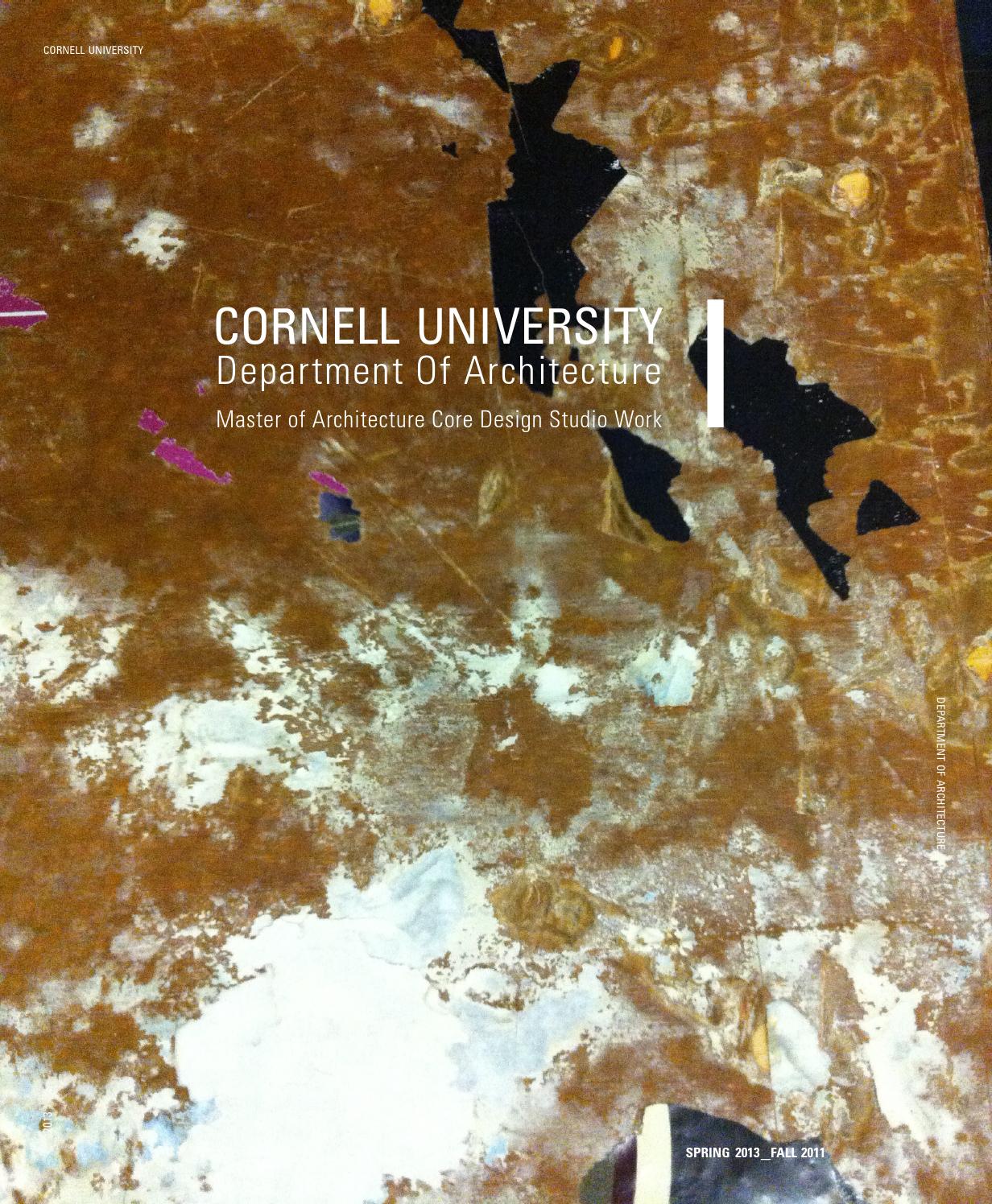 M.Arch. Core Design Studio I by Cornell AAP - Issuu