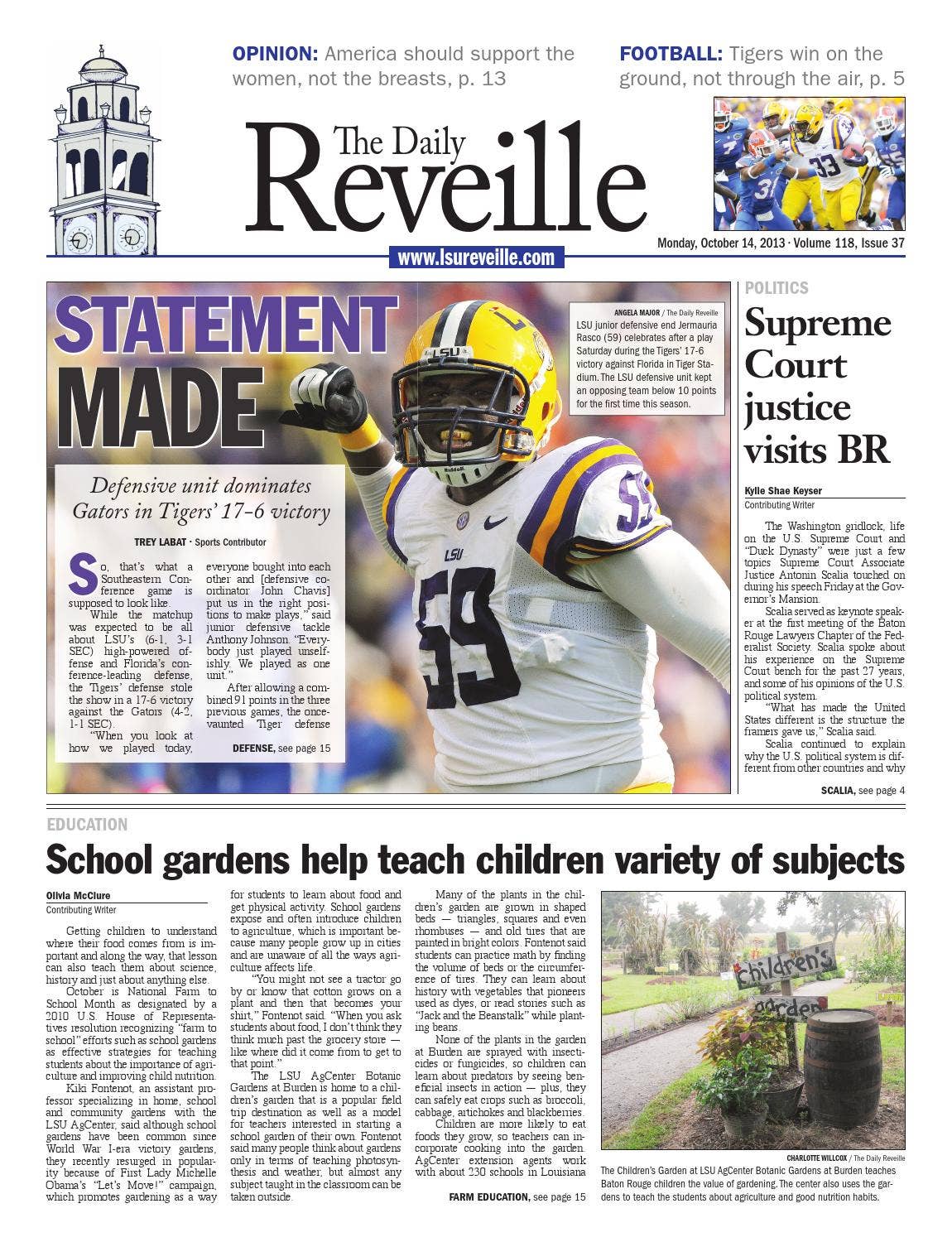 The Daily Reveille - October 14, 2013 by Reveille - Issuu