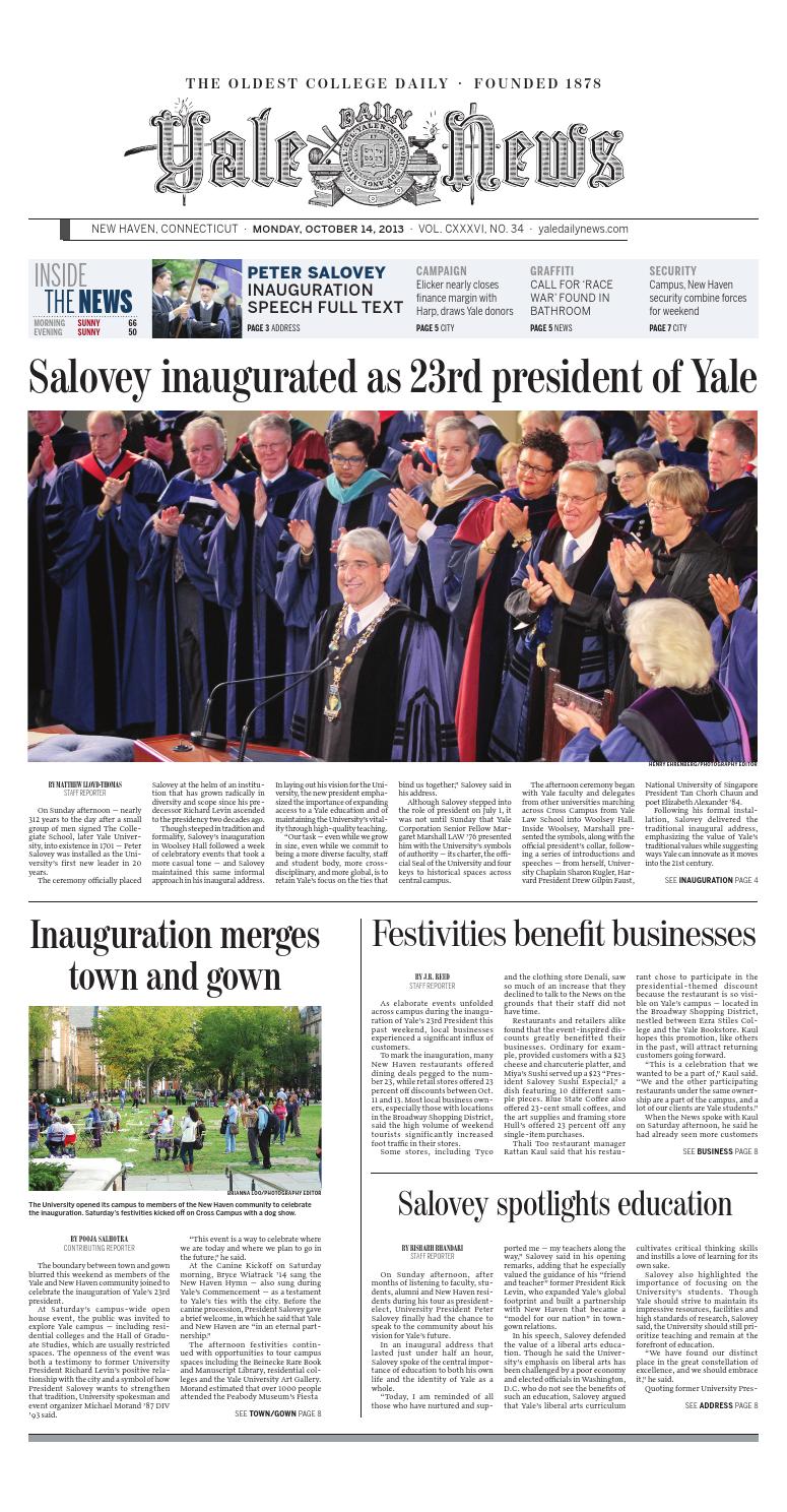 Today's Paper by Yale Daily News - Issuu