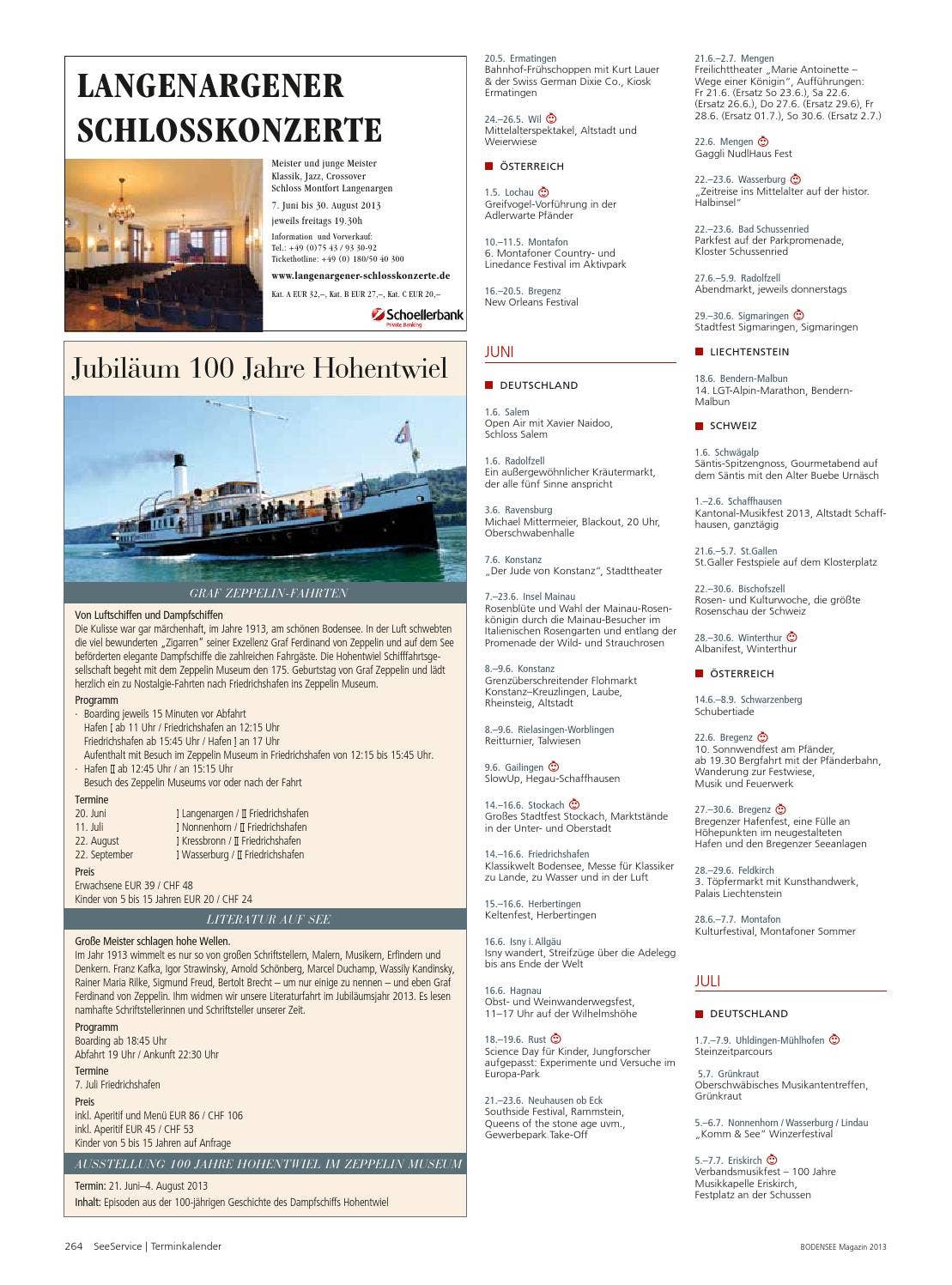 Bodensee Magazin 2013 by Labhard Medien - Issuu