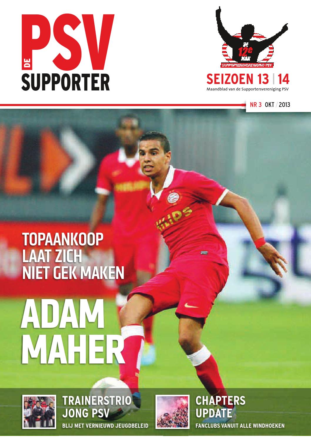 De PSV Supporter oktober 2013 by Supportersvereniging PSV - Issuu