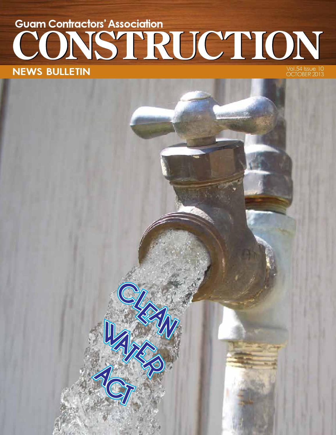 GCA Construction News Bulletin October 2013 by Guam Contrators ...