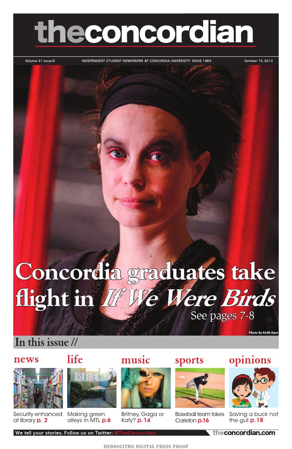 The Concordian - Vol. 31 Issue 8 by The Concordian - Issuu