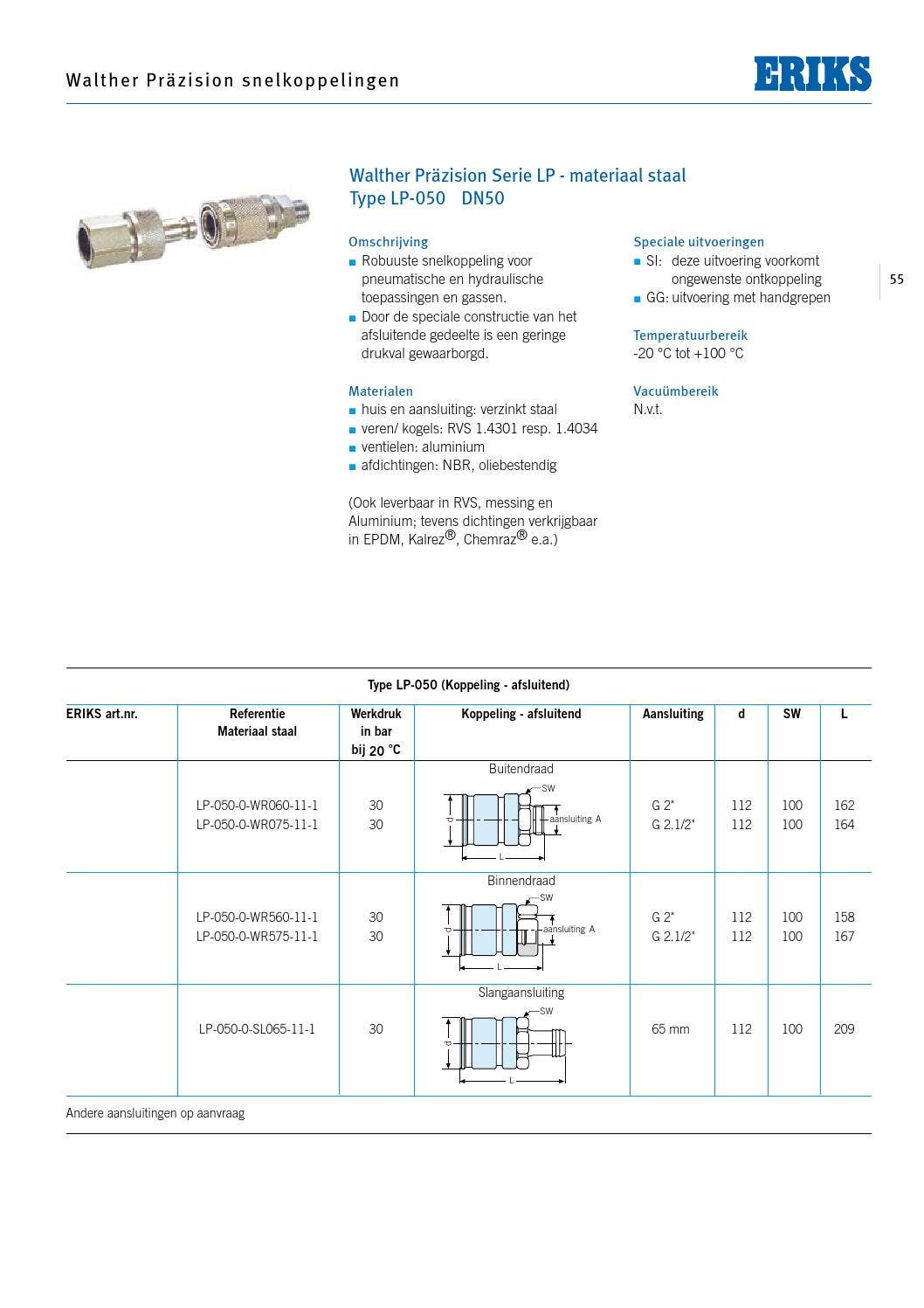 Walther prazision snelkoppelingen by ERIKS Nederland - Issuu