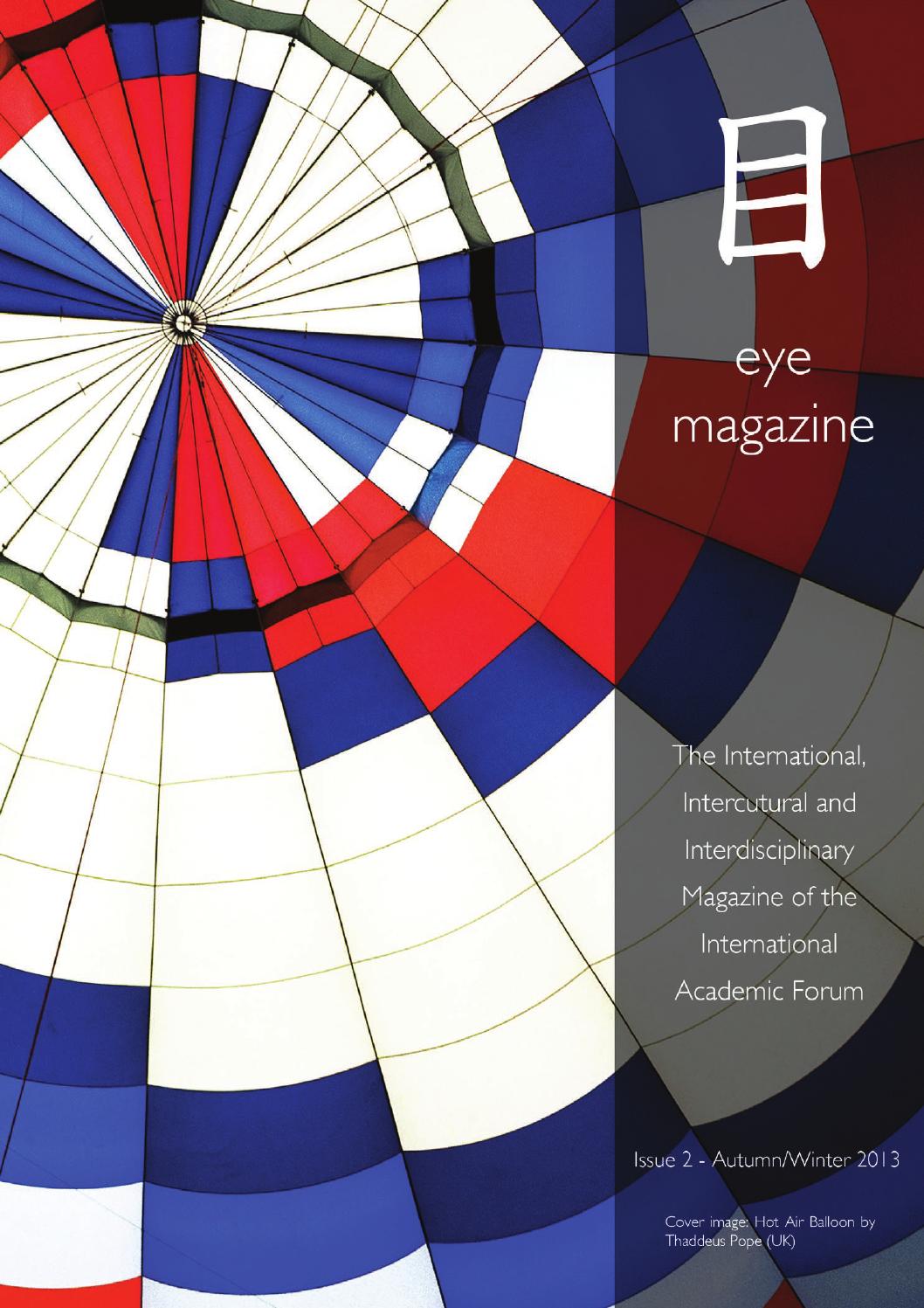 Eye magazine - Issue 2 by IAFOR - Issuu