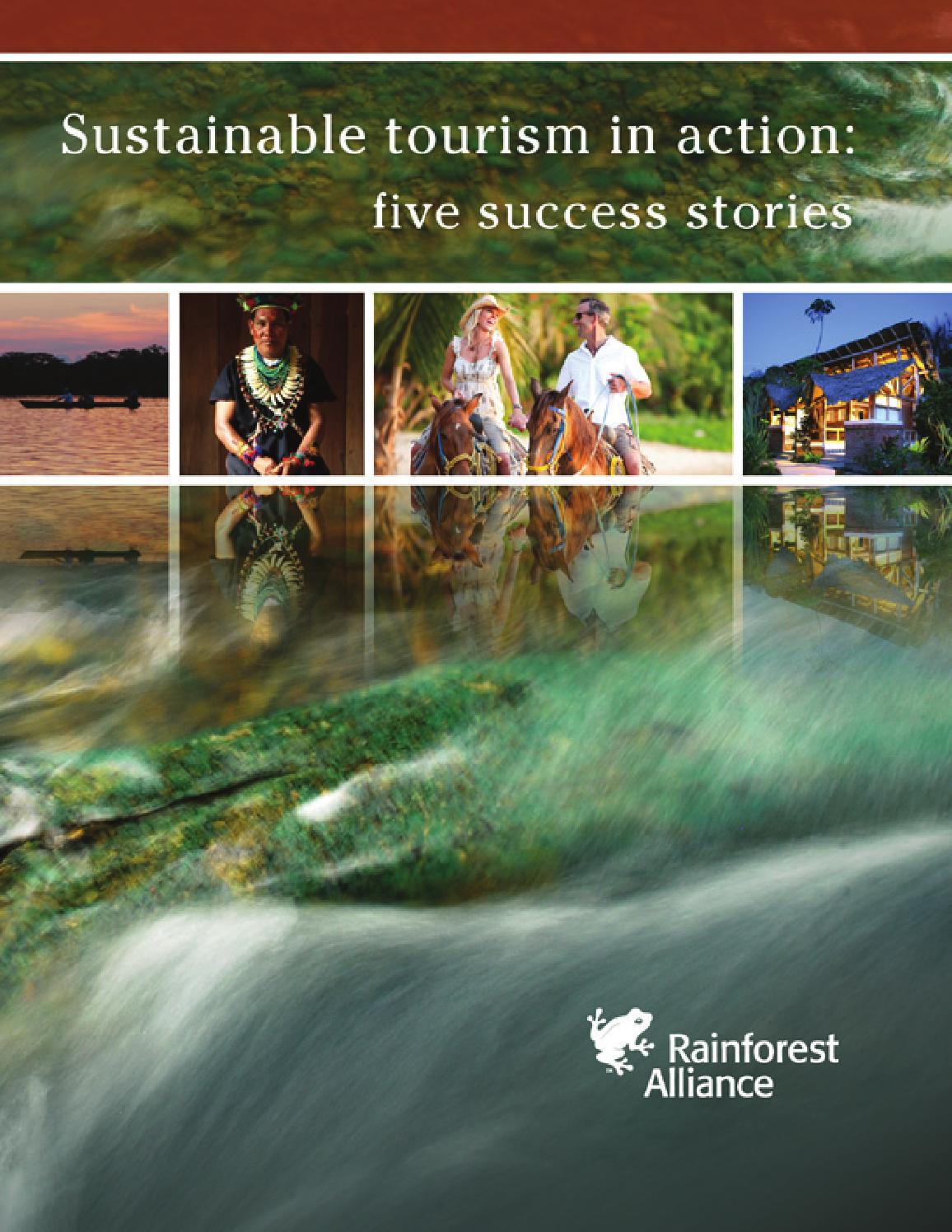 Sustainable tourism in action: five success stories by Rainforest ...