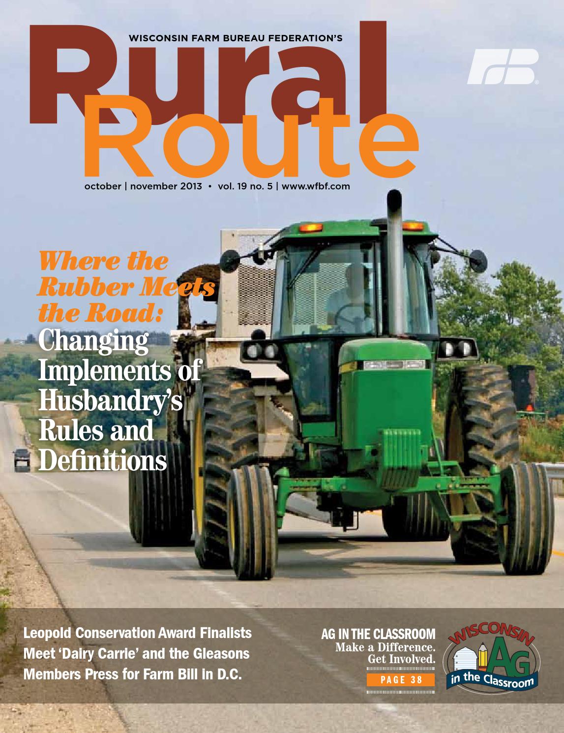 Rural Route by Wisconsin Farm Bureau Federation - Issuu