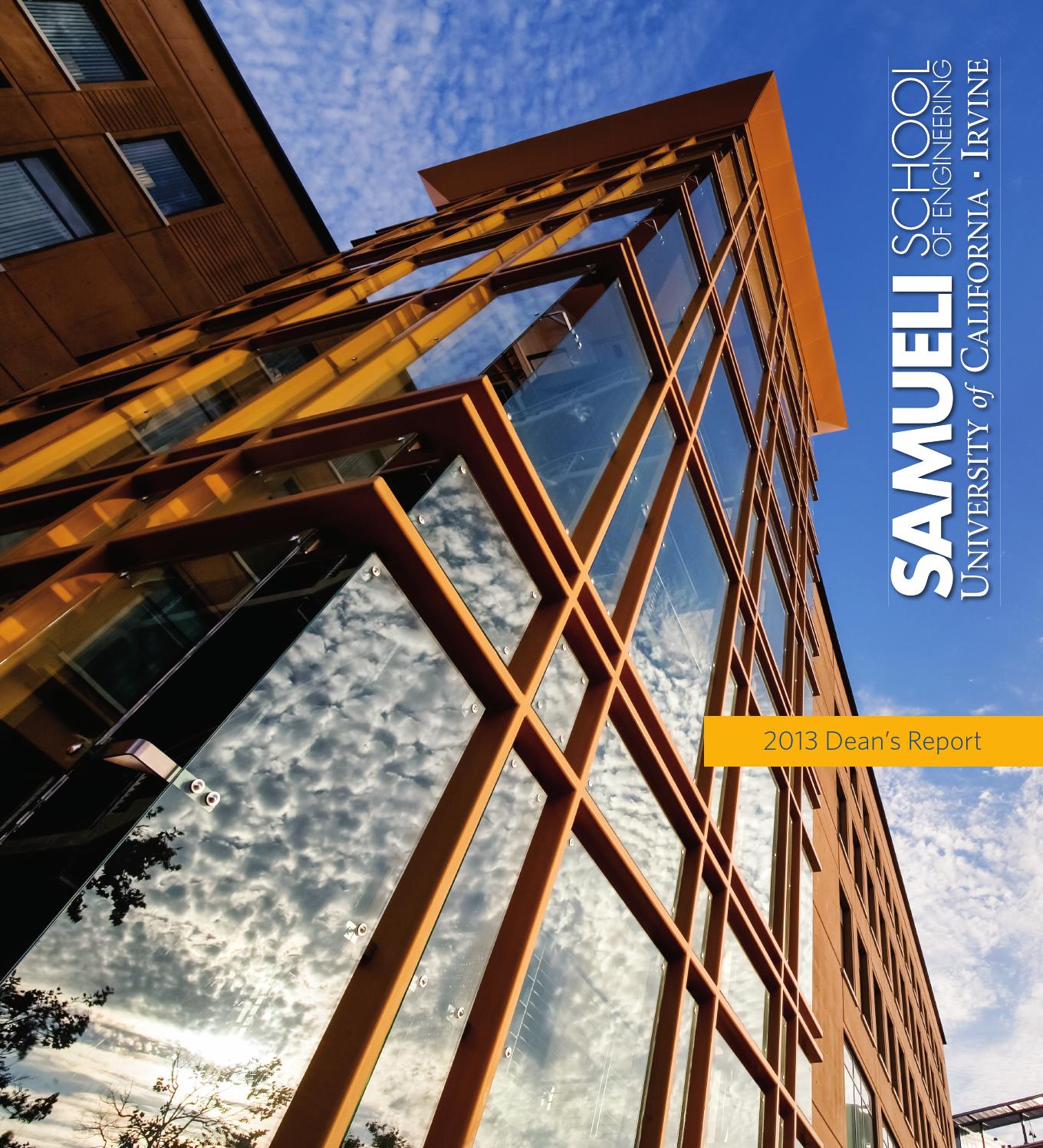 2013 UC Irvine Samueli School of Engineering Dean's Report by UC Irvine ...