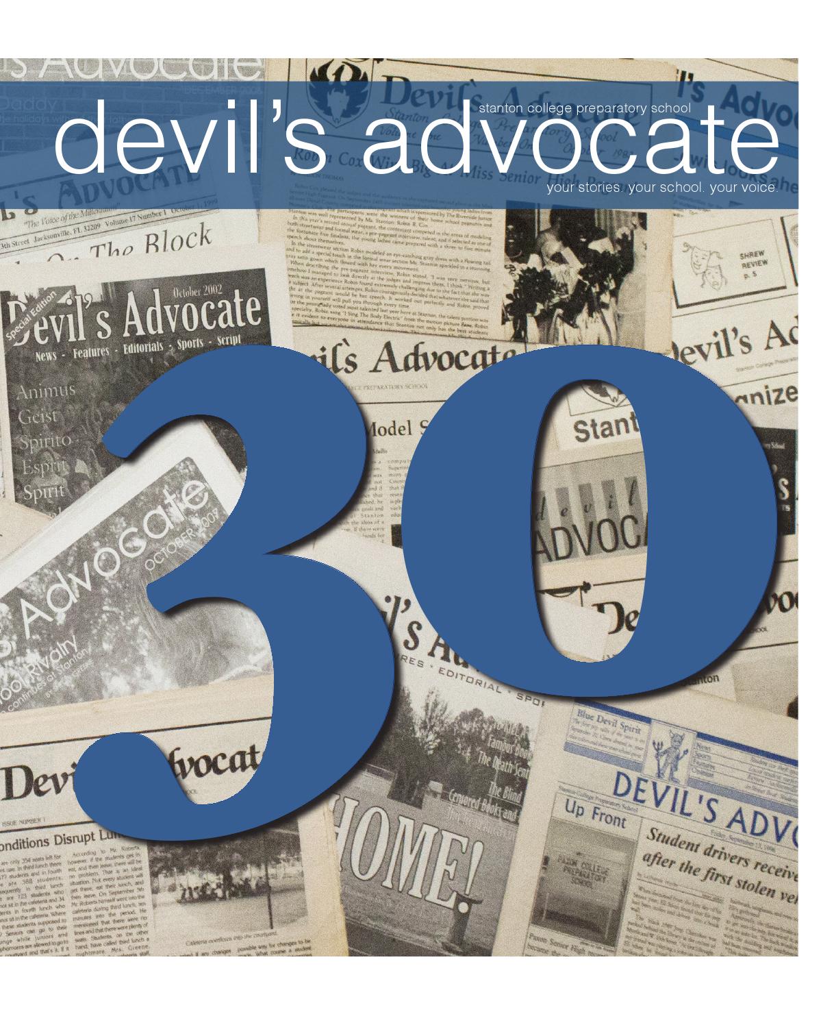 Devil's Advocate (Volume 30, Issue 1 | 2013-2014) by Devil's Advocate ...