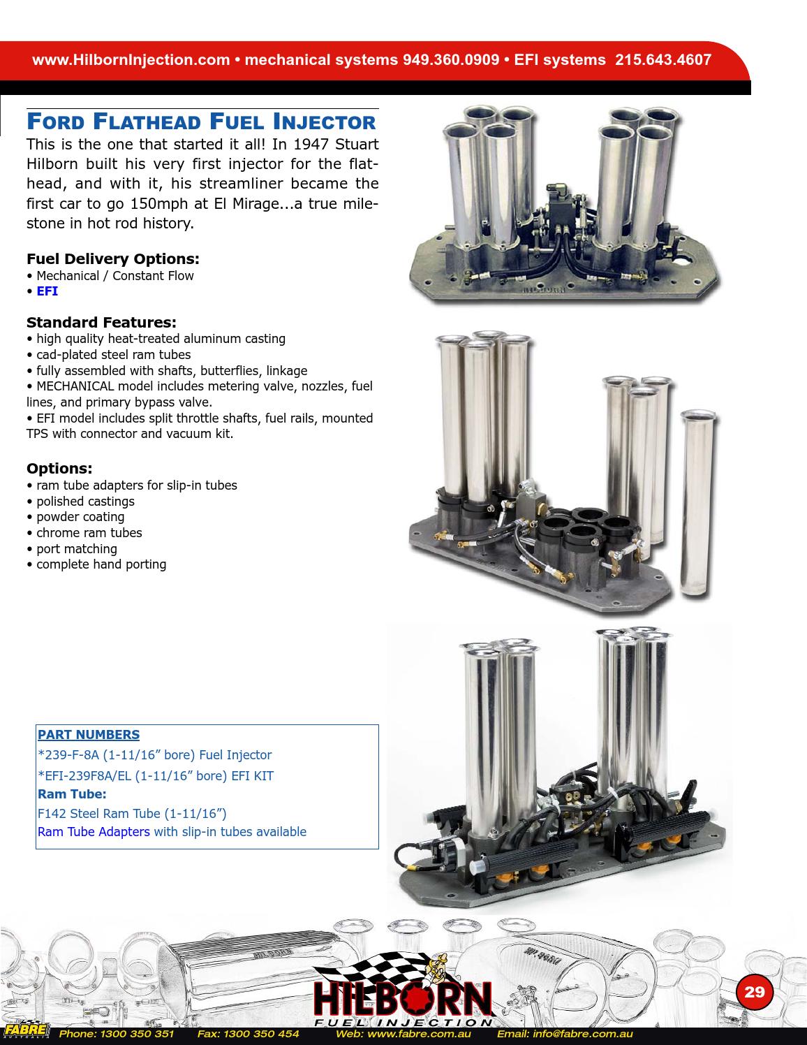 Hilborn Fuel Injection Catalog - Catalog Library