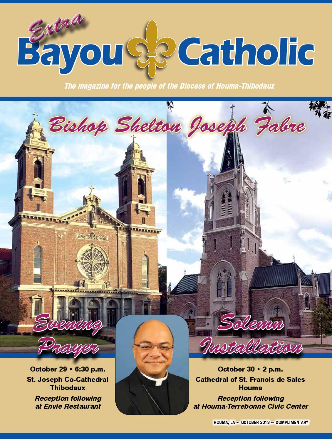 Bayou Catholic - Bishop Shelton Joseph Fabre by Diocese of Houma ...