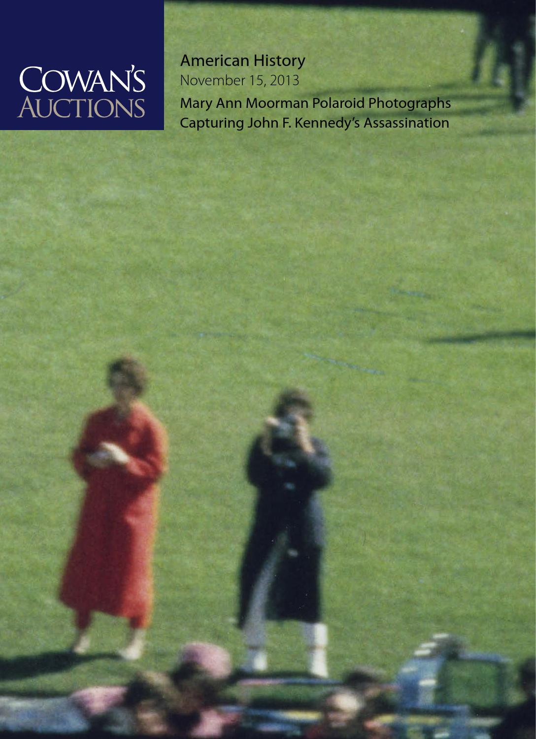 Mary Ann Moorman Polaroid Photographs Capturing John F. Kennedy's ...