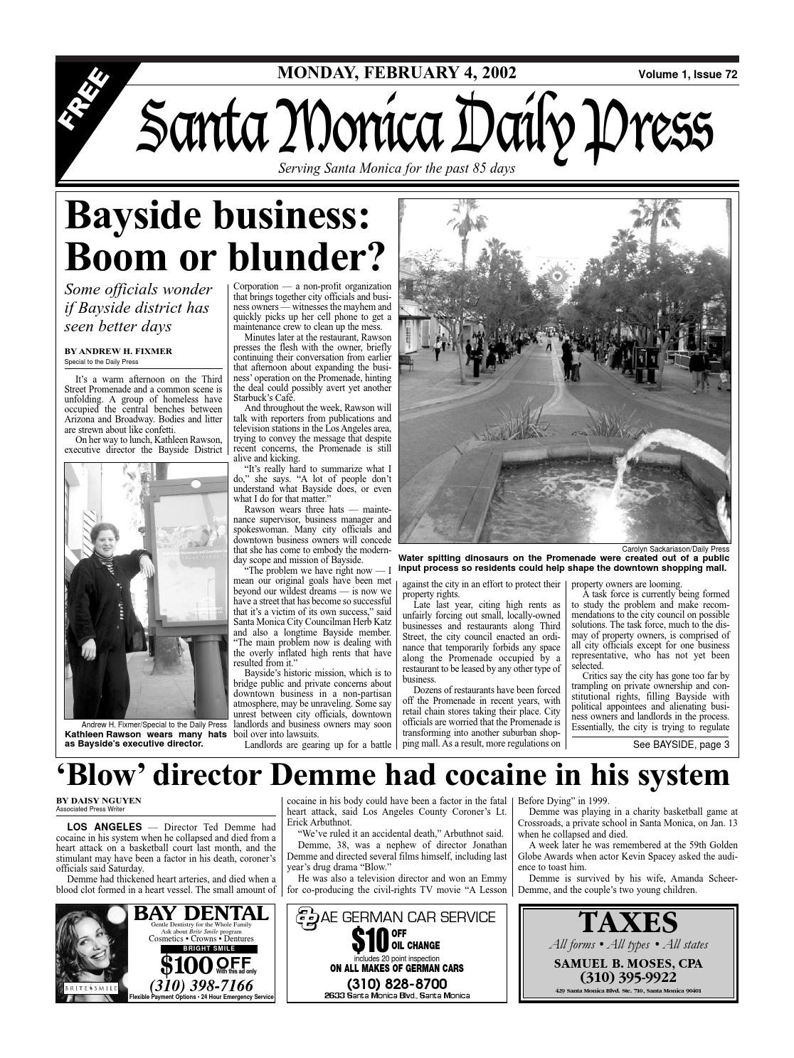 Santa Monica Daily Press, February 04, 2002 by Santa Monica Daily Press ...