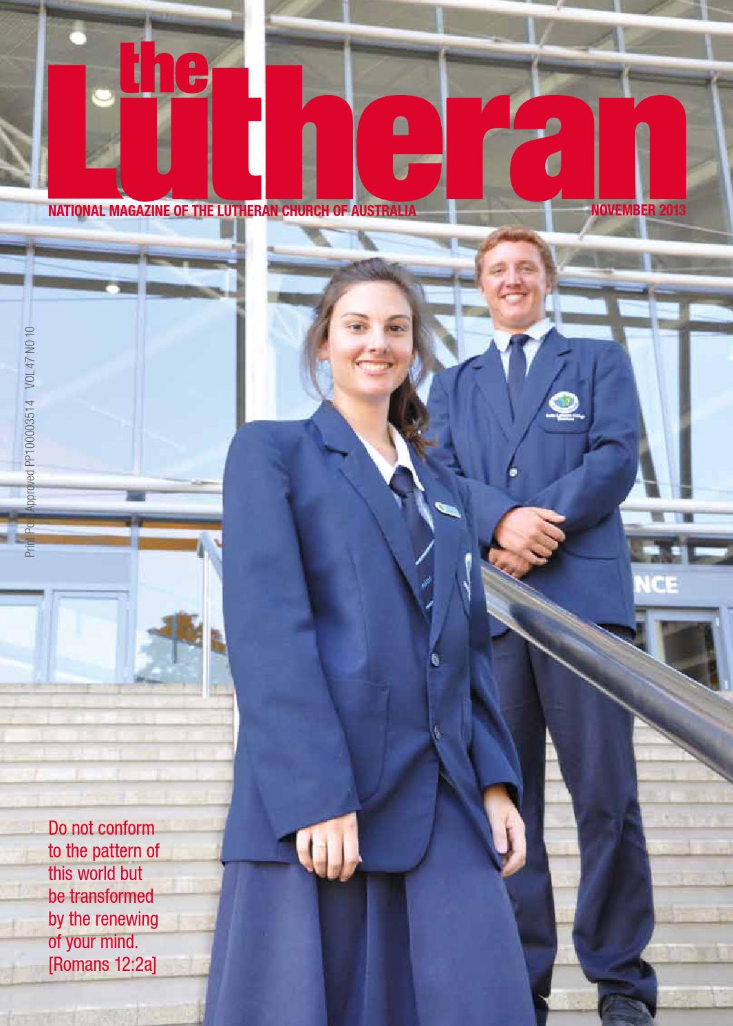 The Lutheran November 2013 by Lutheran Church of Australia - Issuu