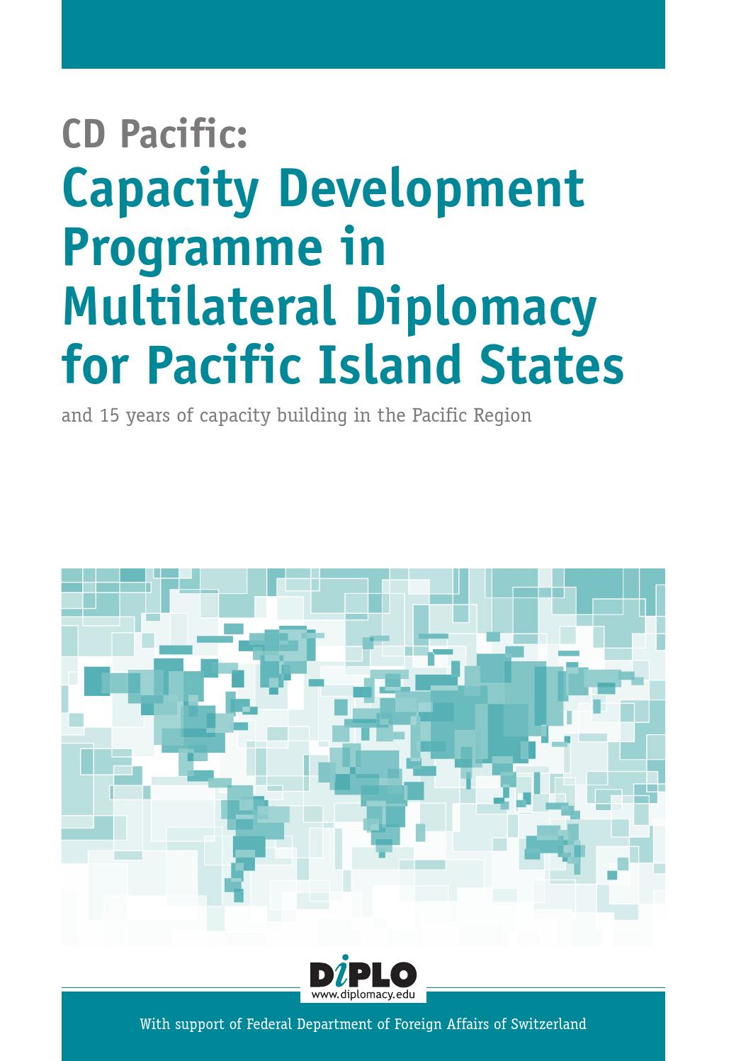 Cd Pacific: Capacity Development Programme in Multilateral Diplomacy ...