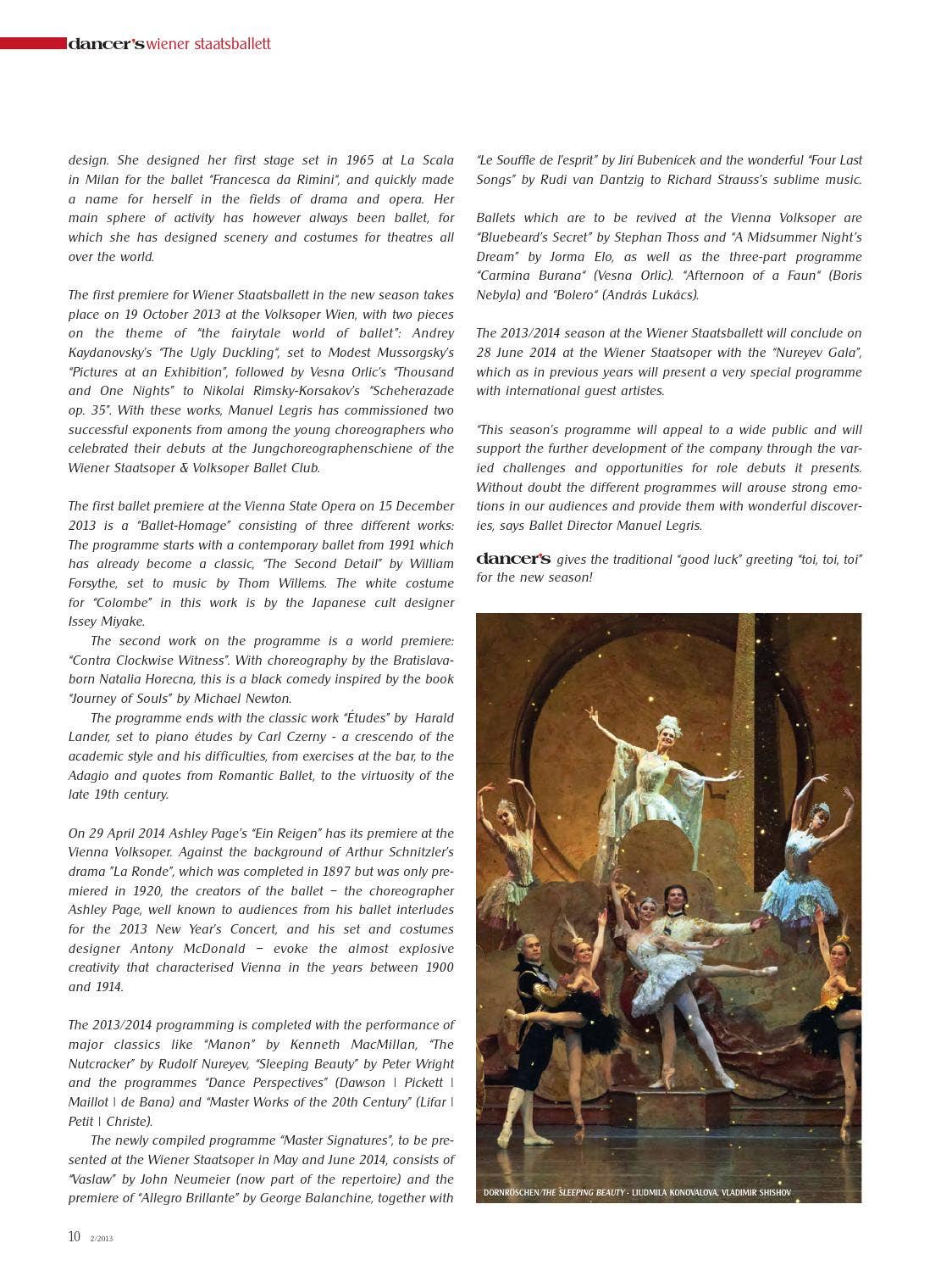 dancer's magazine - issue 2/13 by dancer’s – culture & lifestyle ...