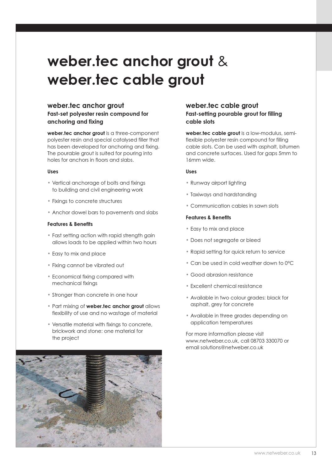 Precision Grouting Guide by Weber - Issuu