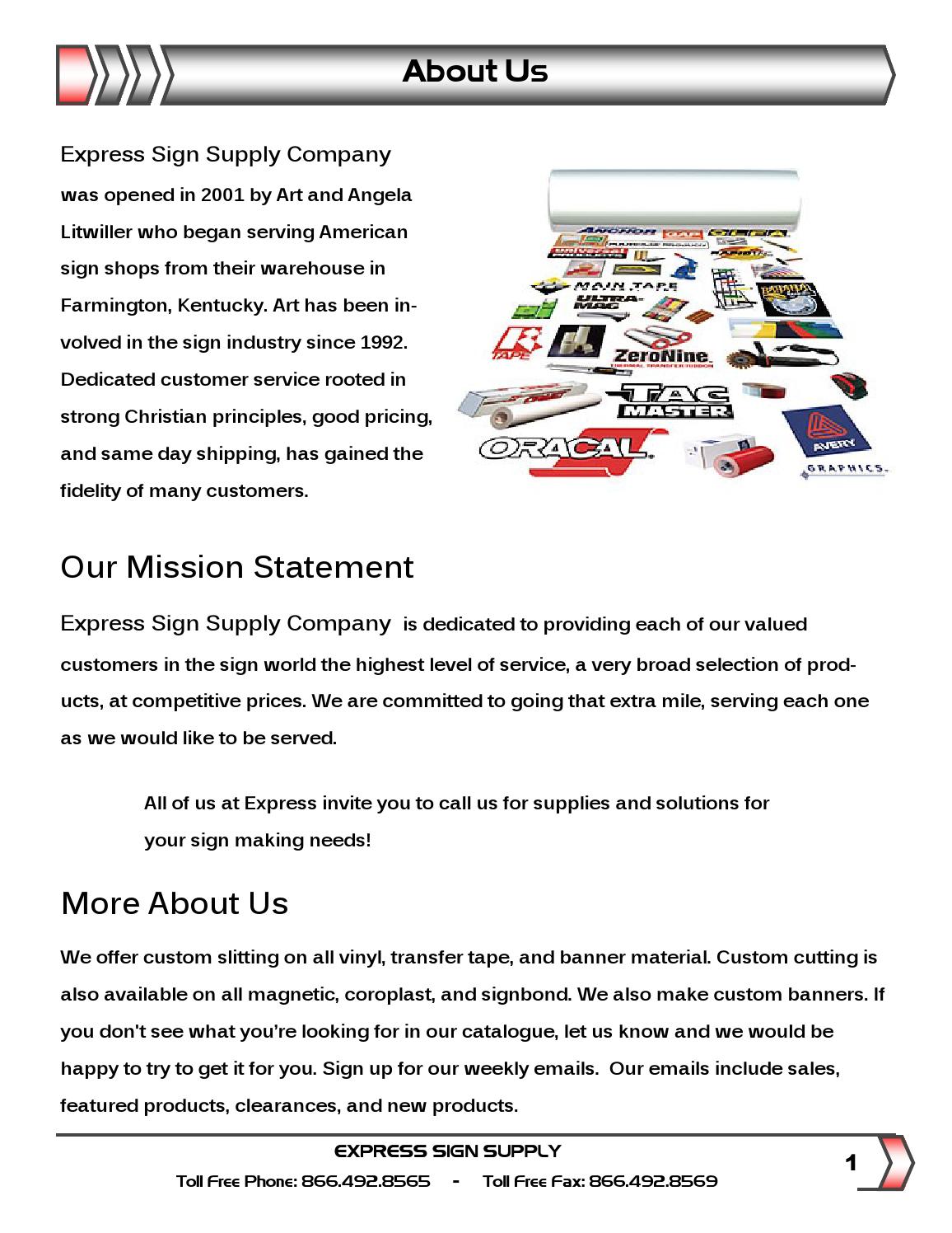 Express Sign Supply by Helix Creative, LLC - Issuu