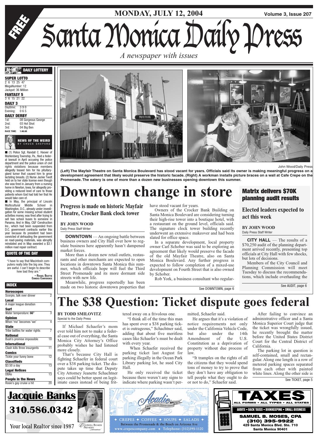 Santa Monica Daily Press, June 12, 2004 by Santa Monica Daily Press - Issuu