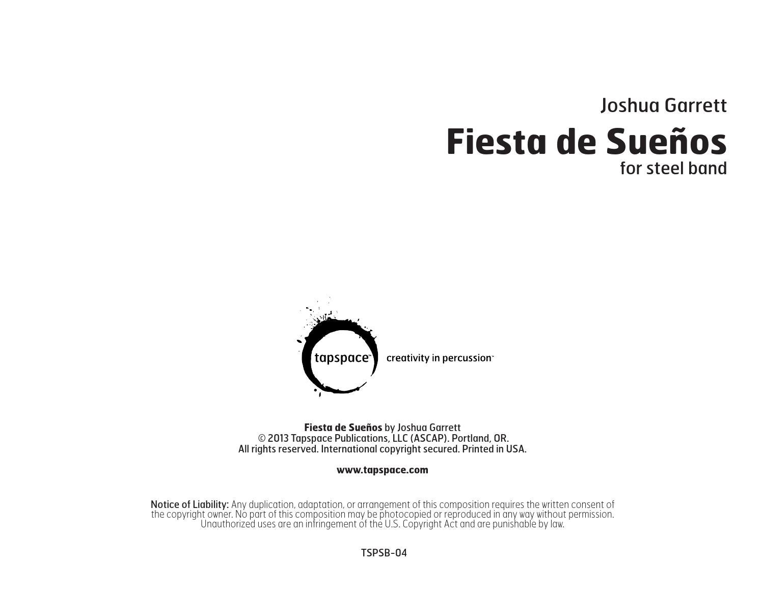 Fiesta de Sueños sample by Tapspace - Issuu