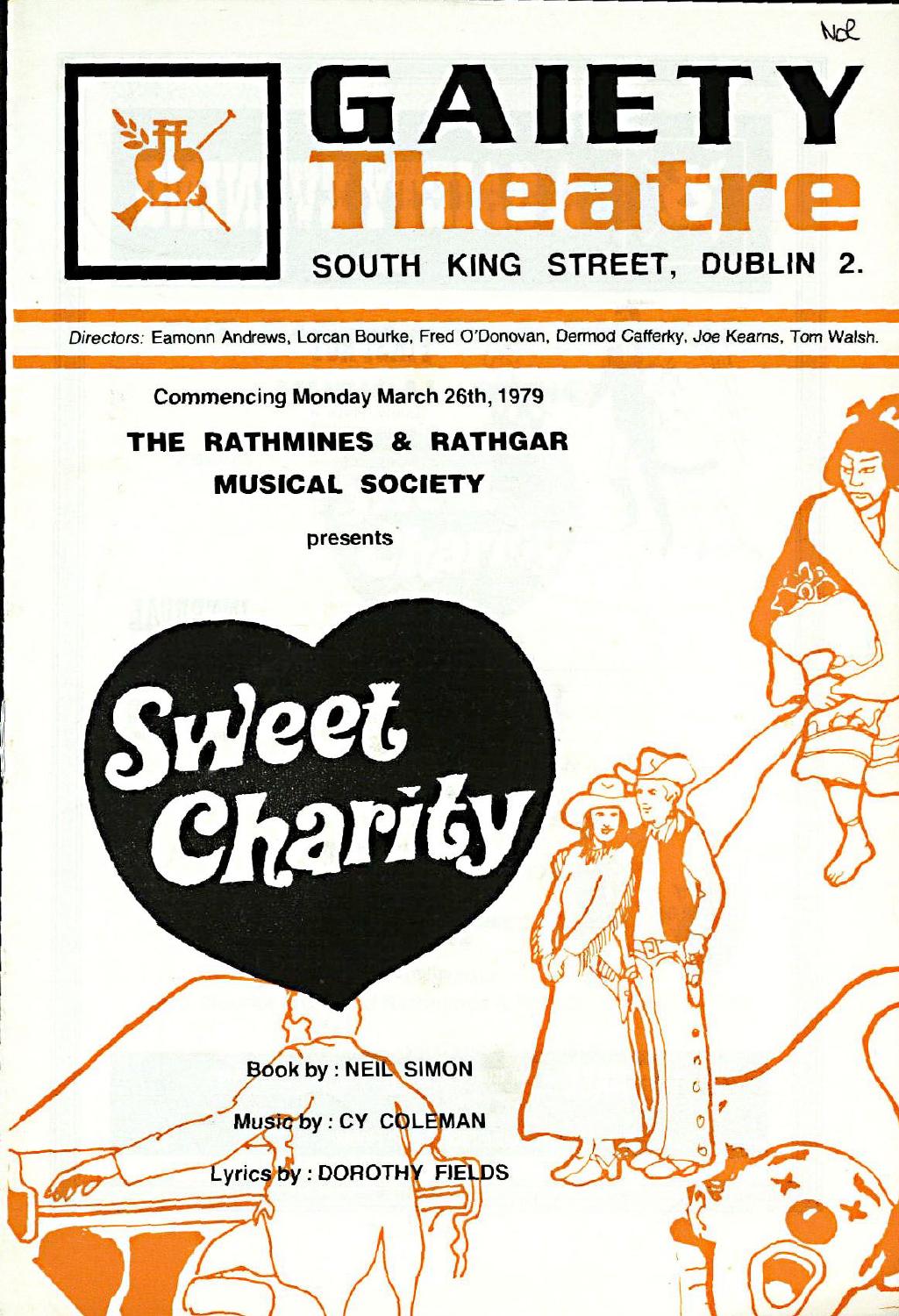 1979 sweet charity by Rathmines & Rathgar Musical Society - Issuu