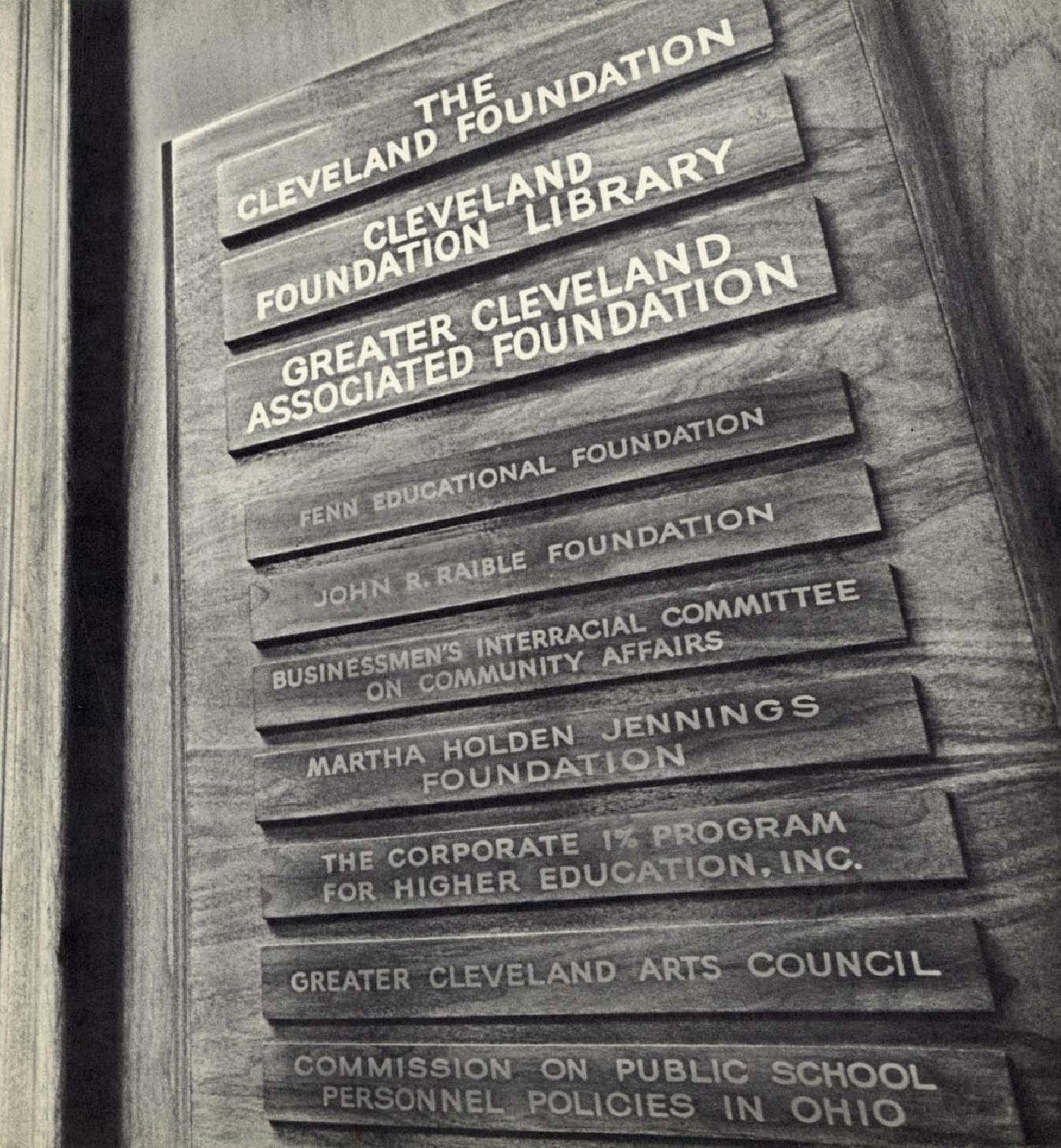 Cleveland Foundation – 1970 Annual Report by The Cleveland Foundation ...