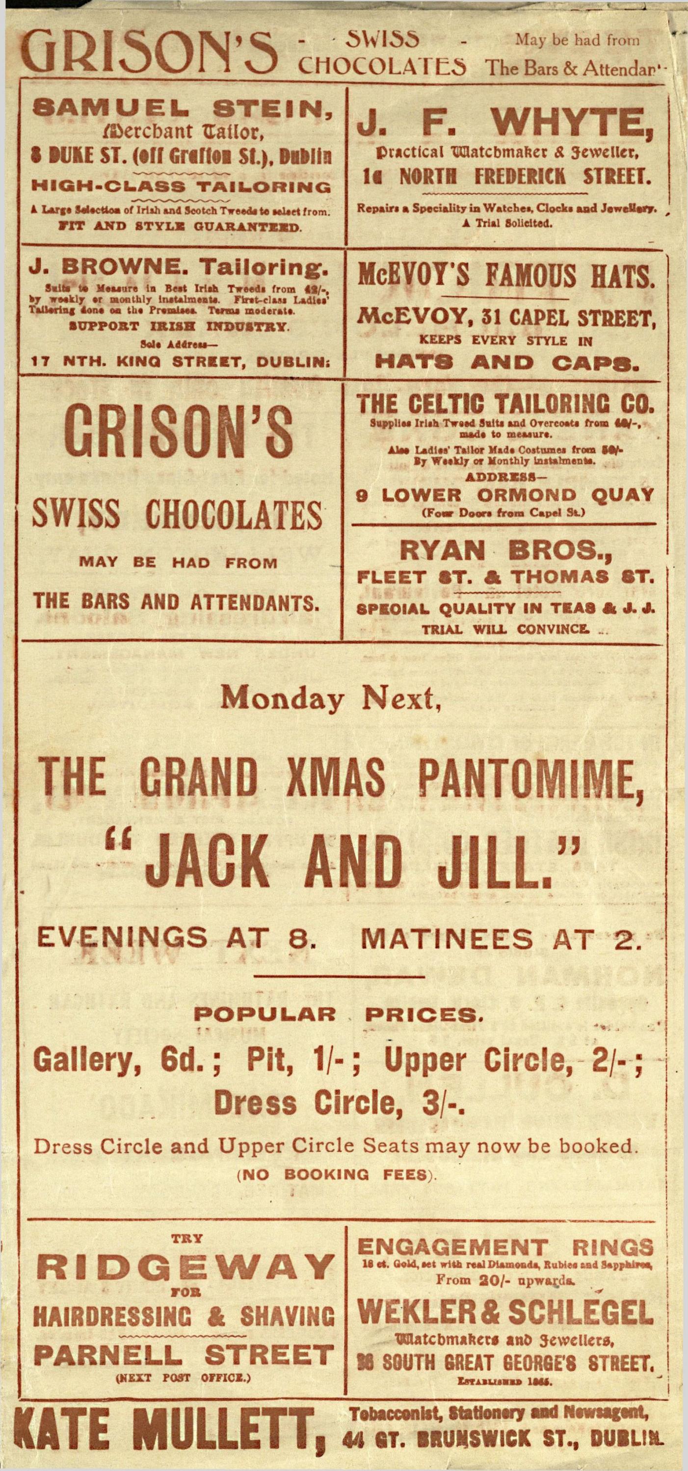 1913 the mikado by Rathmines & Rathgar Musical Society - Issuu