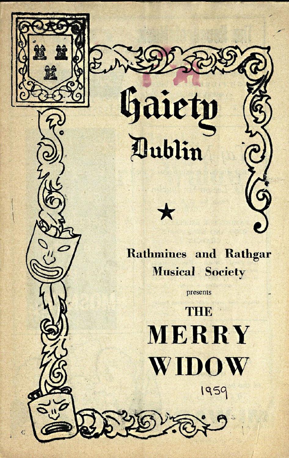 1959 the merry widow by Rathmines & Rathgar Musical Society - Issuu