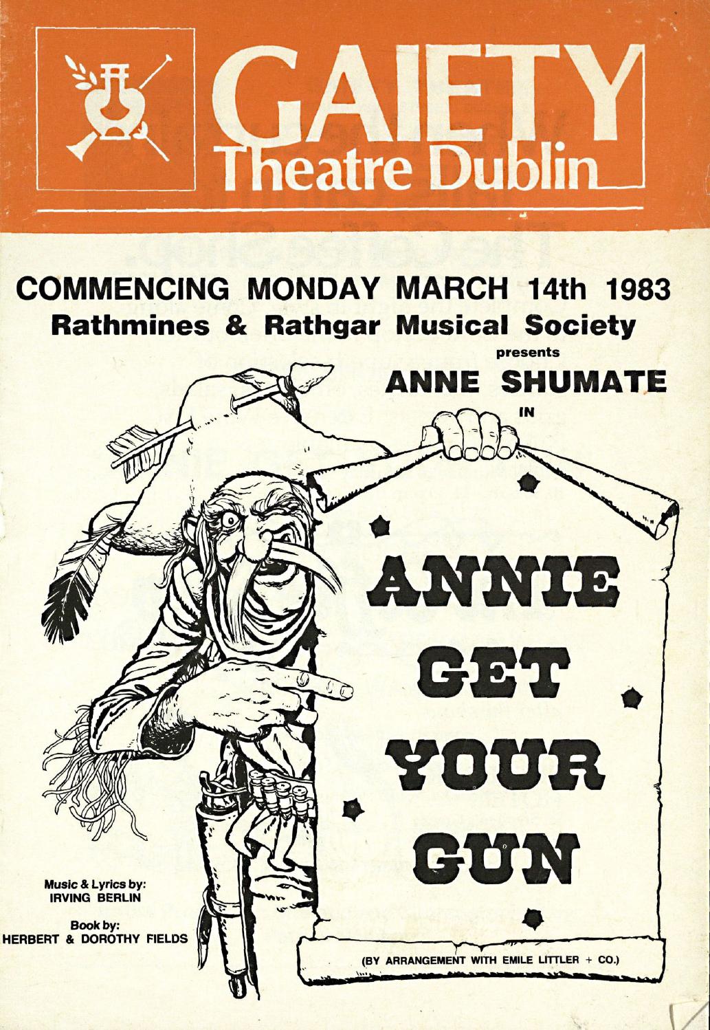 1983 annie get your gun by Rathmines & Rathgar Musical Society - Issuu