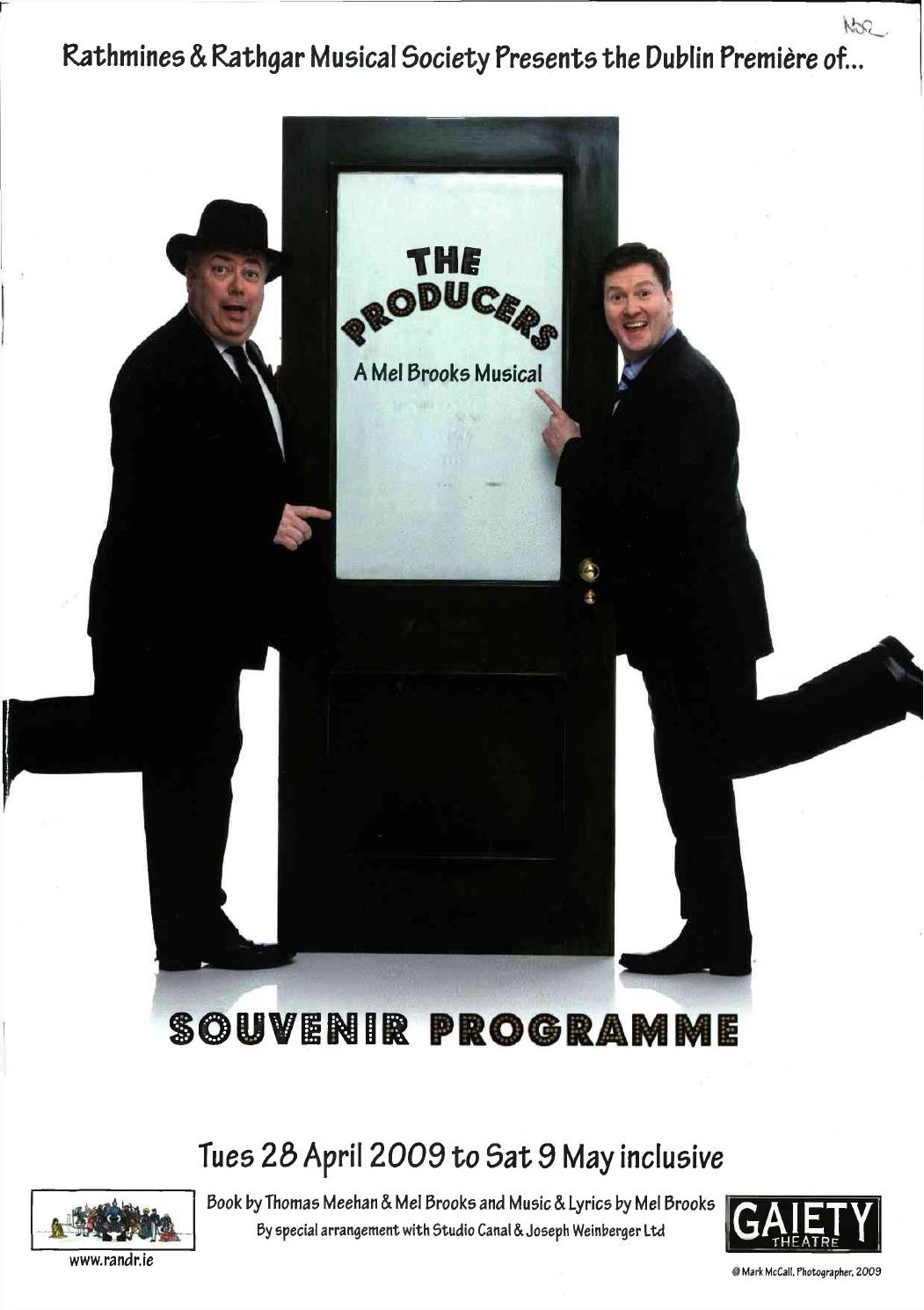2009 the producers 28th april 9th may by Rathmines & Rathgar Musical ...