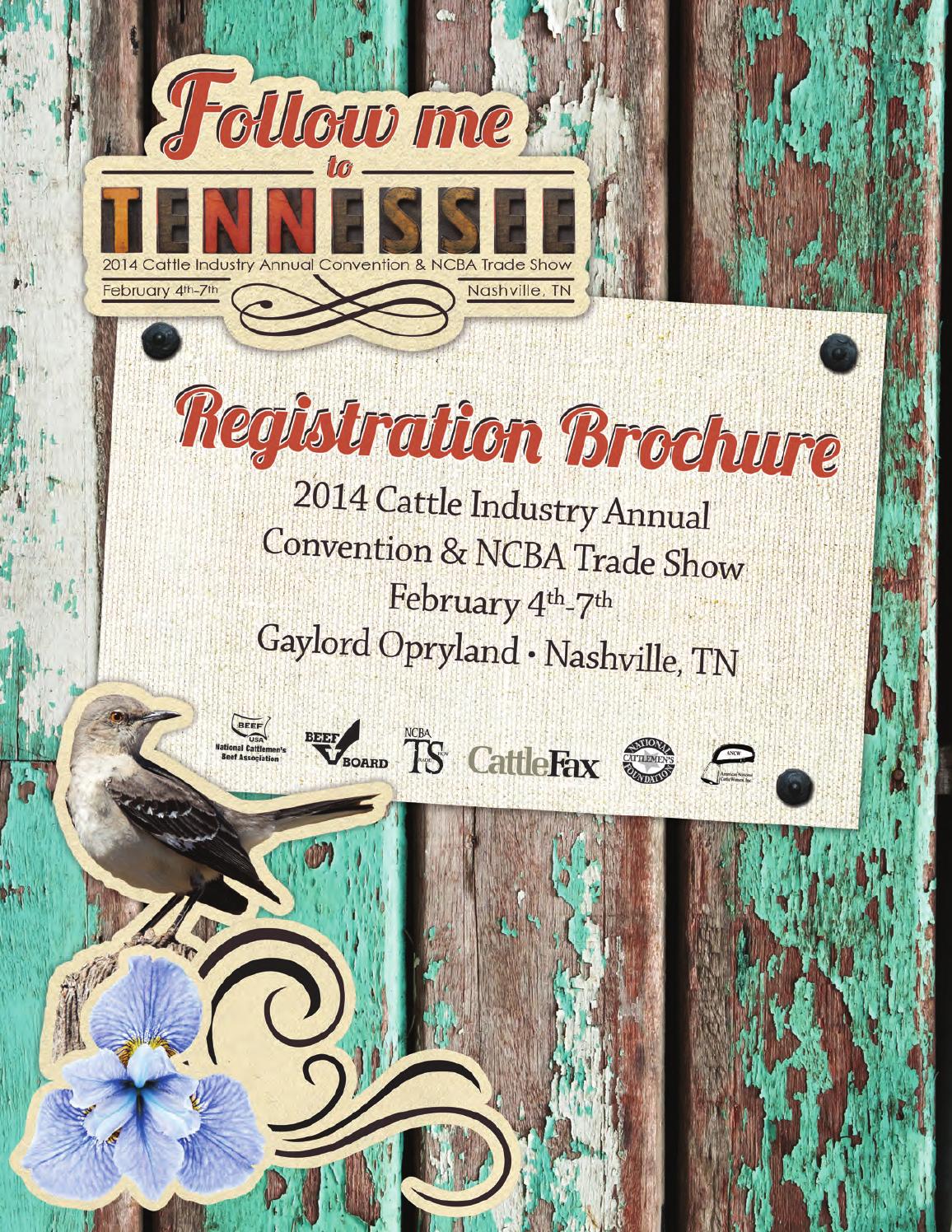 2014 Registration Brochure by NCBA - Issuu
