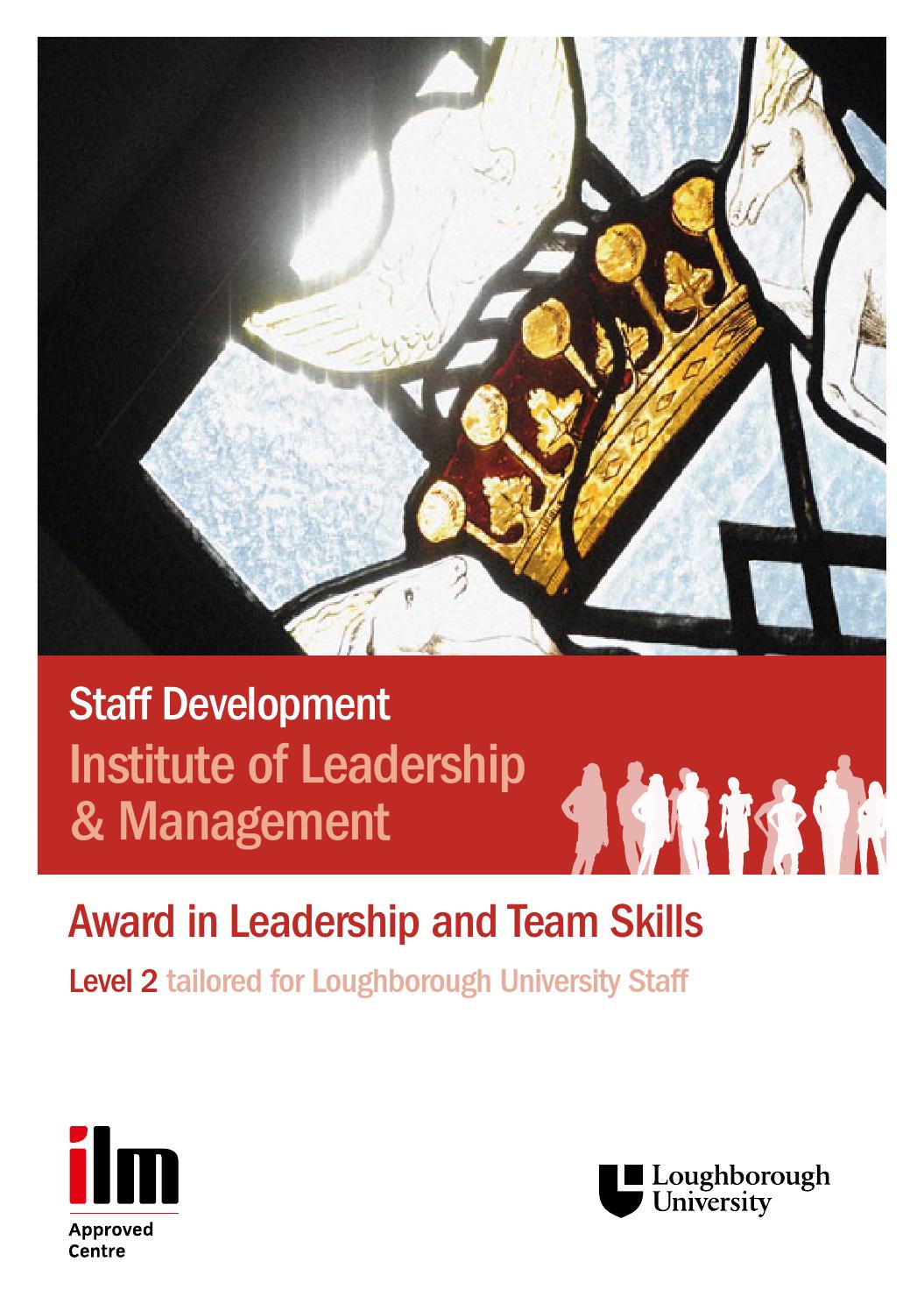 ILM Level 2 Award in Leadership and Team Skills by Loughborough ...
