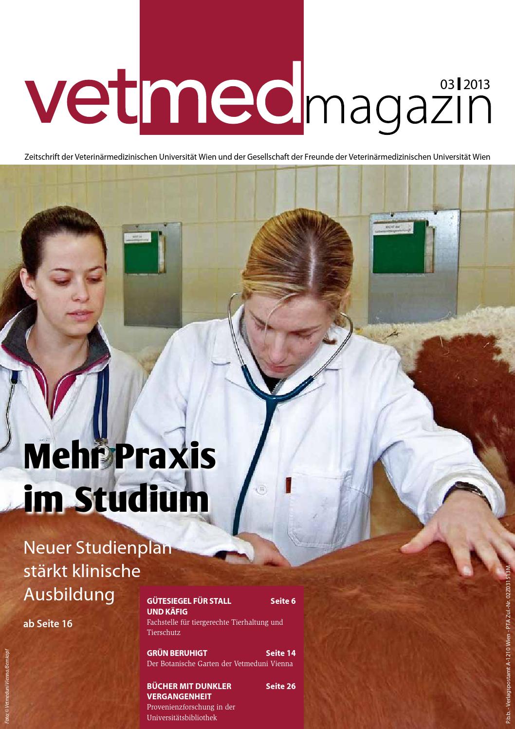 VetmedMagazin 03/2013 by Vetmeduni - Issuu