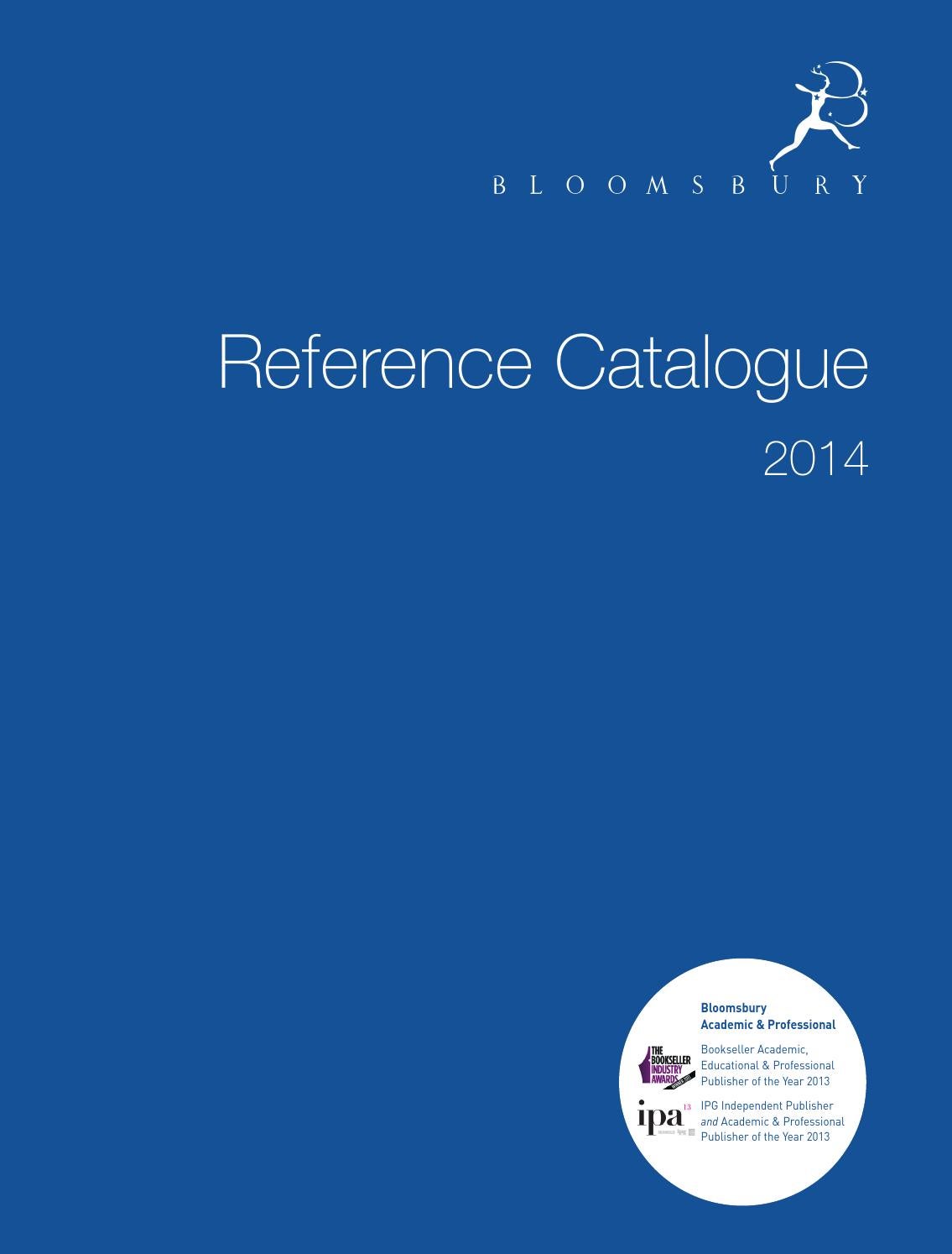 Reference Catalogue 2014 by Bloomsbury Publishing - Issuu