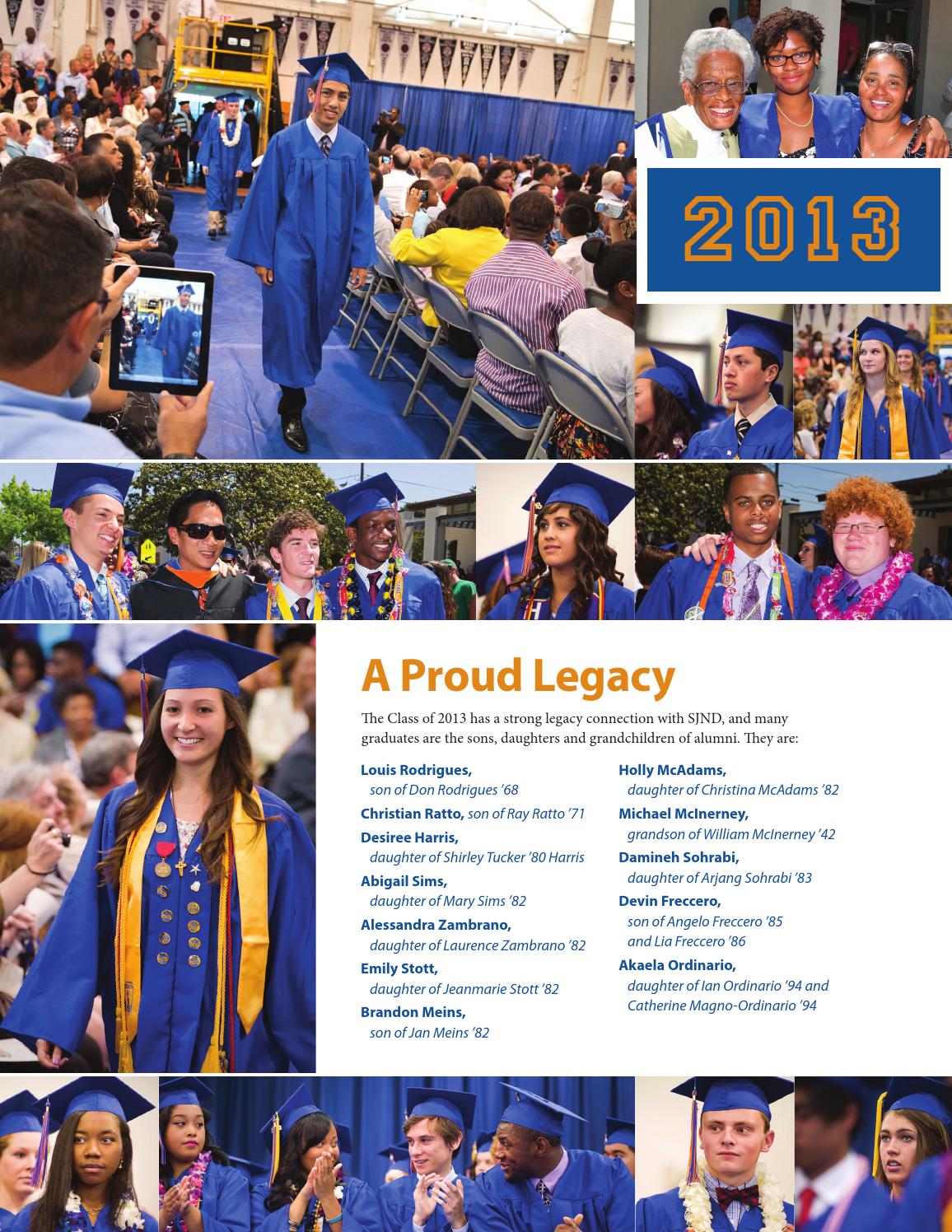 SJND Update Magazine - Fall 2013 by Saint Joseph Notre Dame High School ...