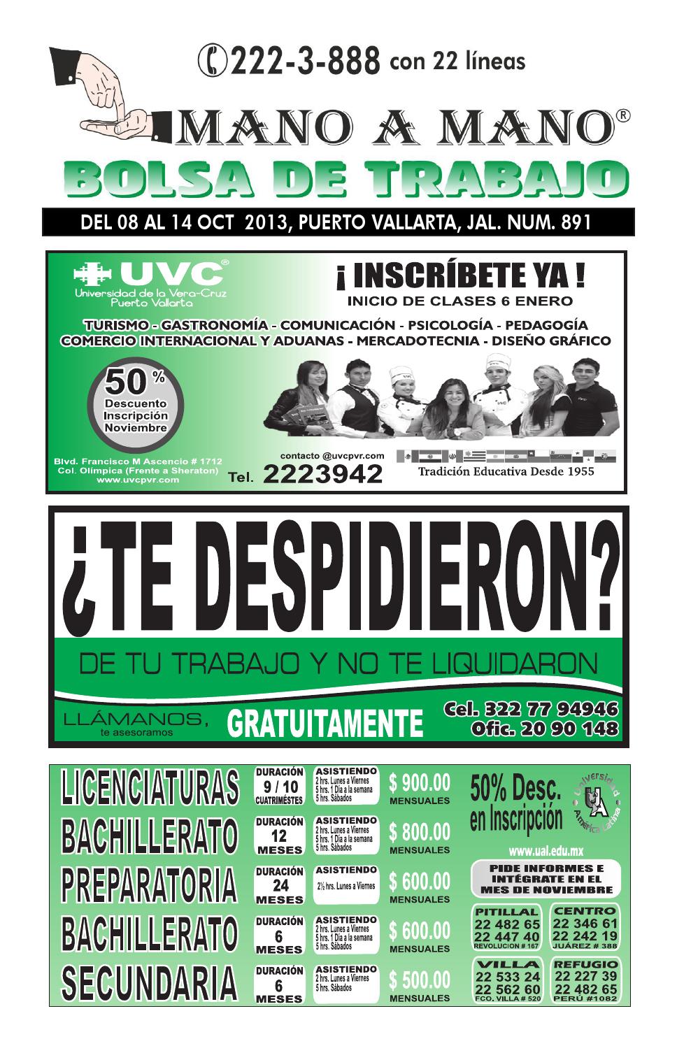 Bolsa trabajo 891 by MANO A MANO - Issuu