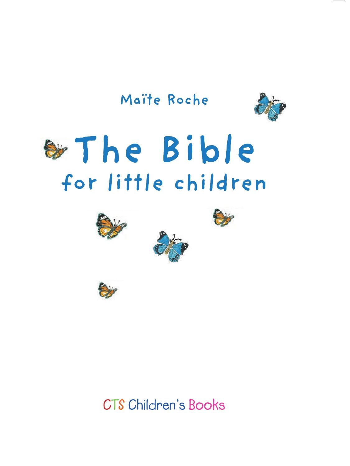 The Bible for Little Children by Catholic Truth Society - Issuu