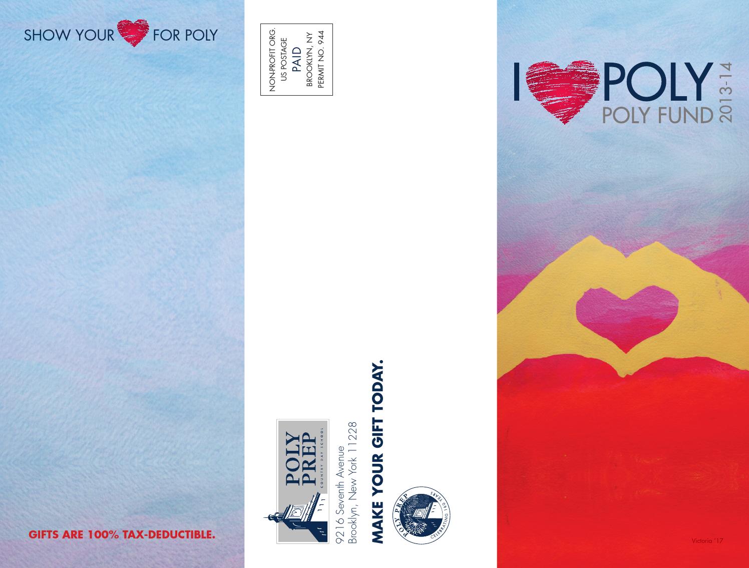 Poly Fund Brochure 2012-2013 by Poly Prep Country Day School - Issuu