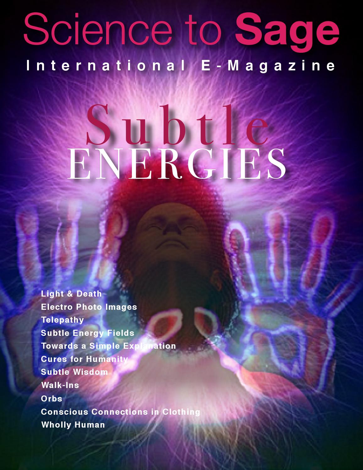 November:Subtle Energies by Science to Sage - Issuu