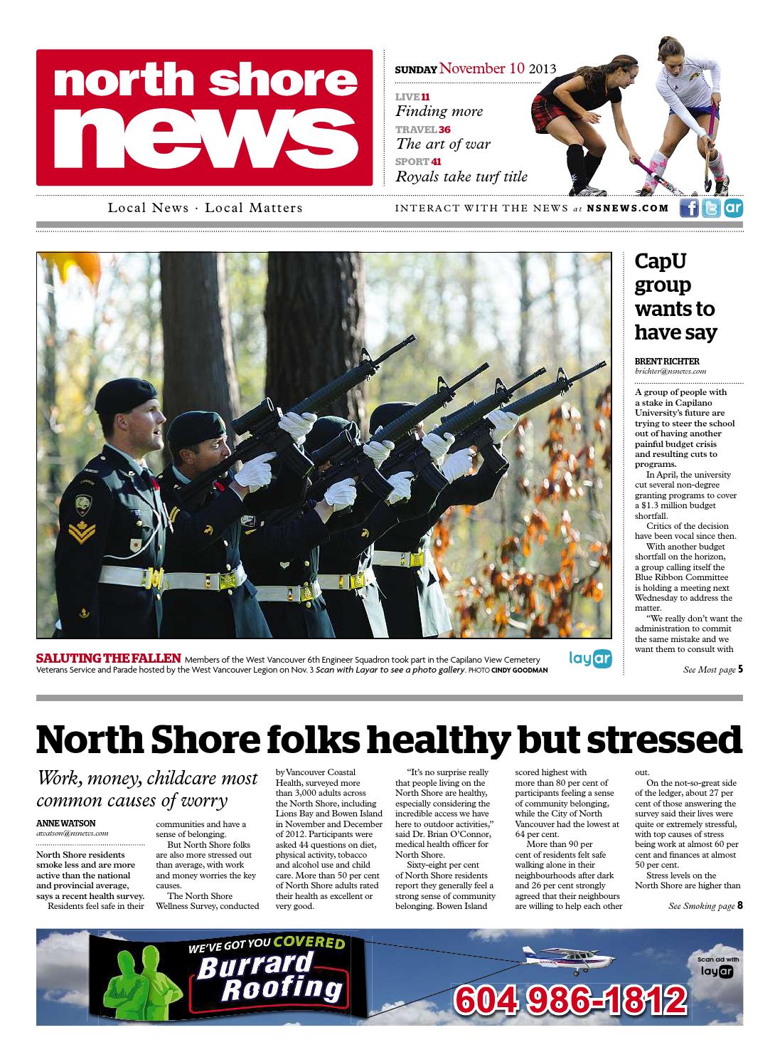 North Shore News November 10 2013 by North Shore News - Issuu