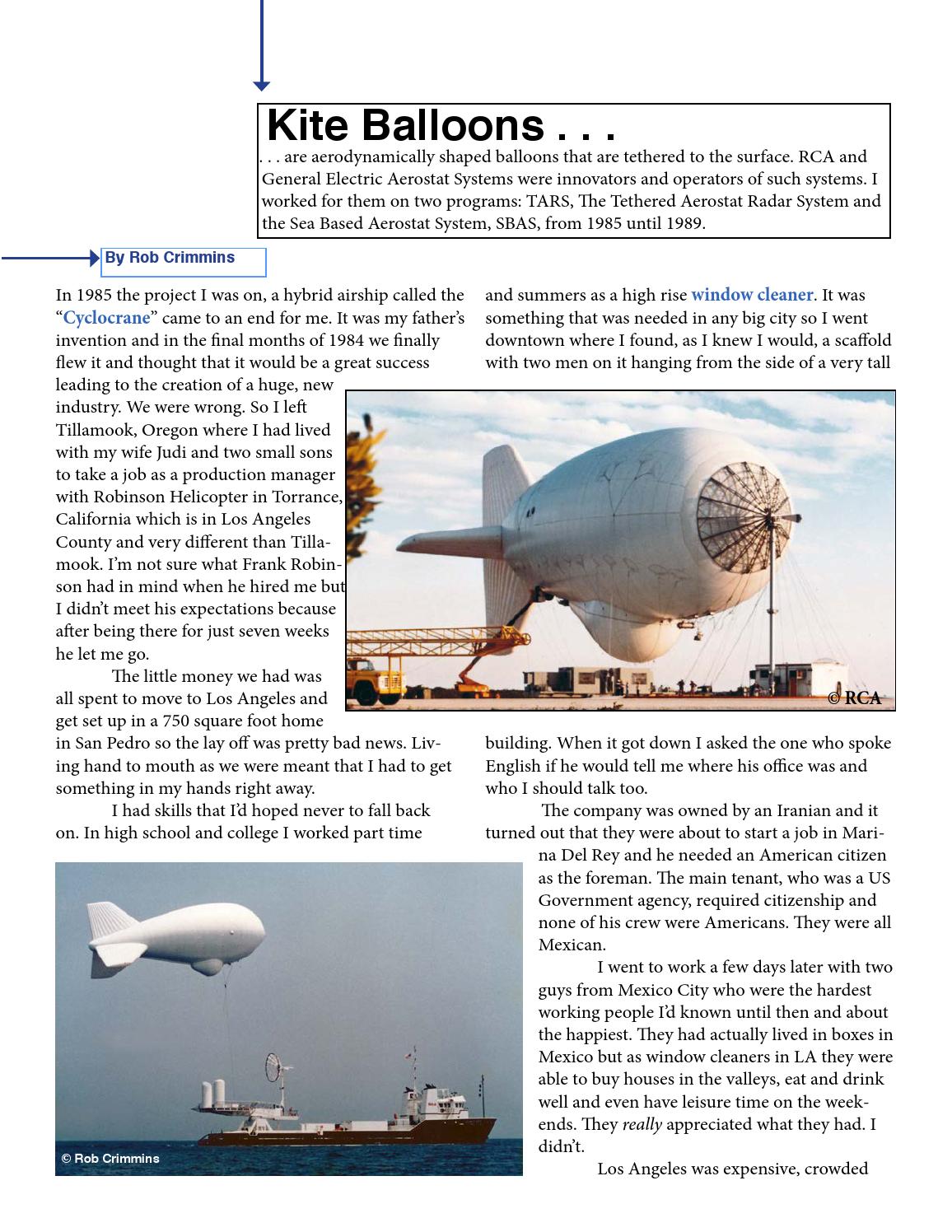 RCA and GE aerostat systems by Robert Crimmins - Issuu