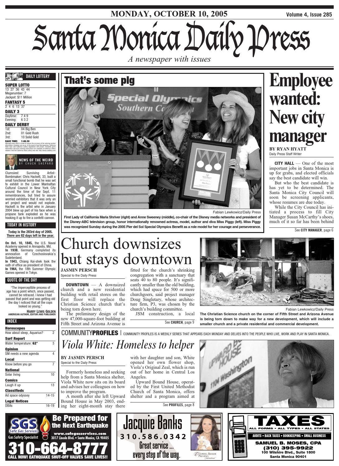 Santa Monica Daily Press, October 10, 2005 by Santa Monica Daily Press ...