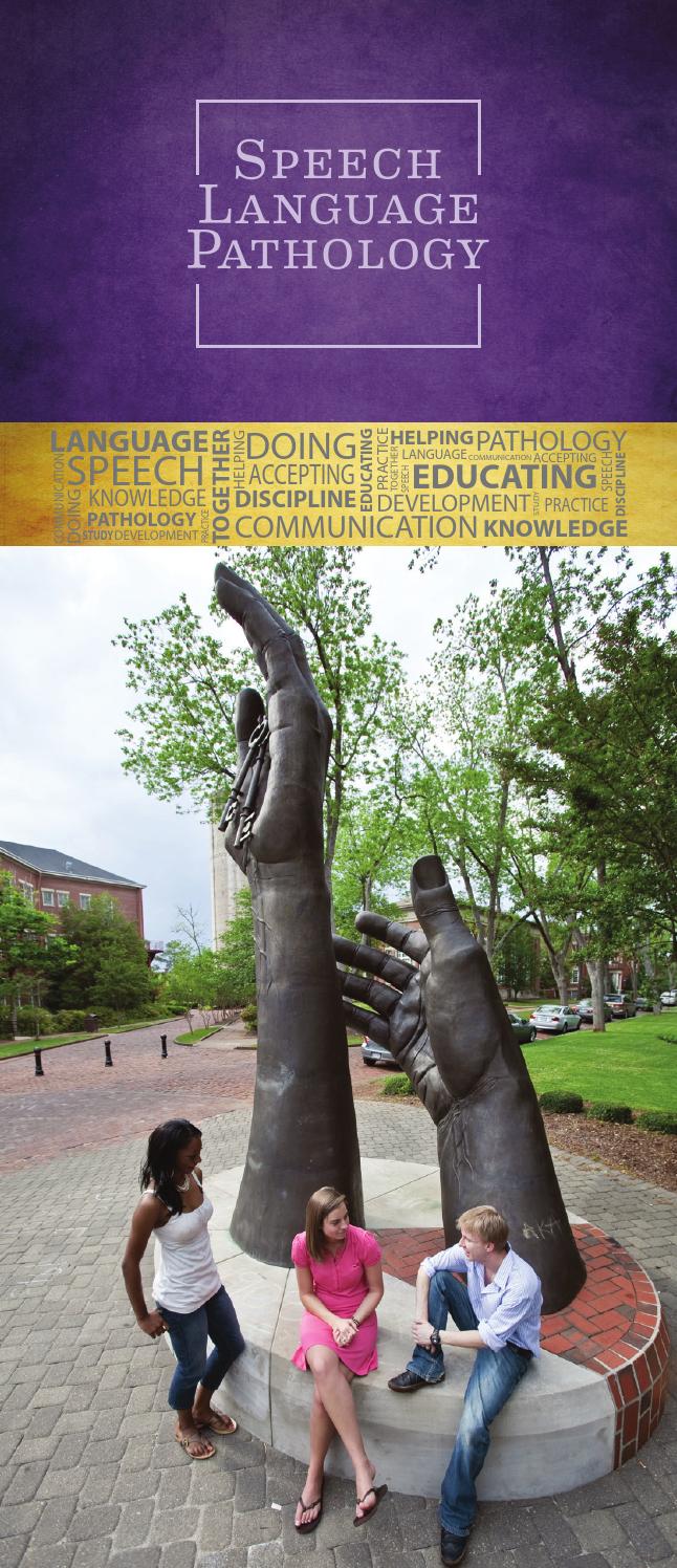 Speech Language Pathology brochure by University of Montevallo - Issuu