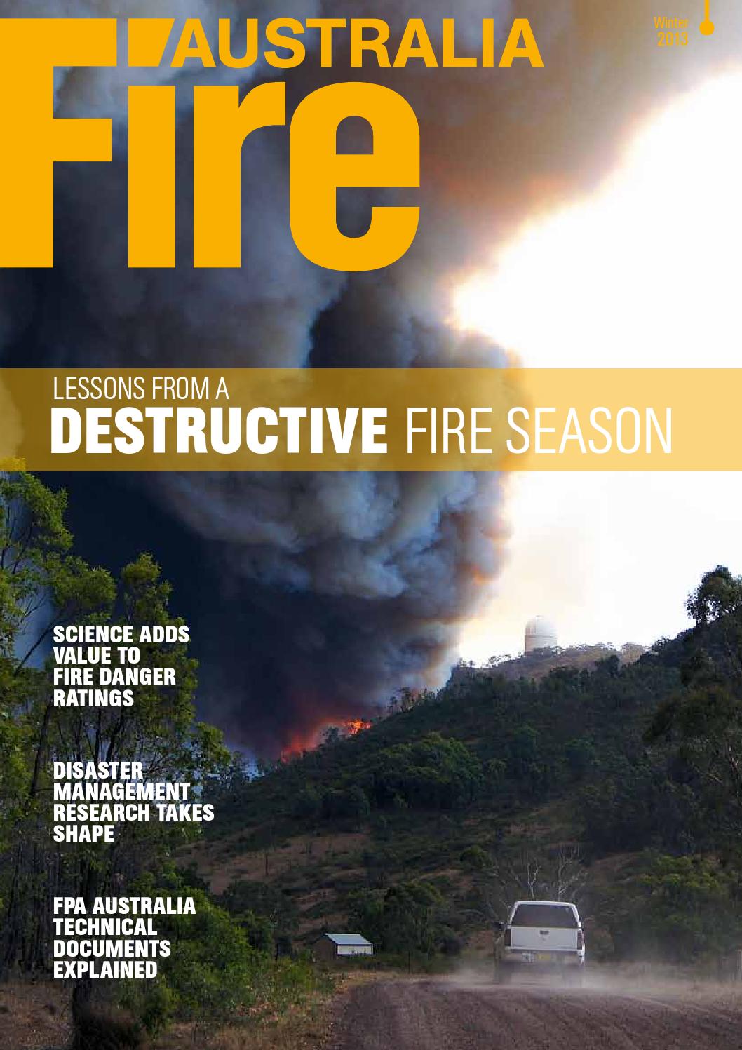 Fire Australia Winter 2013 by AFAC - Issuu
