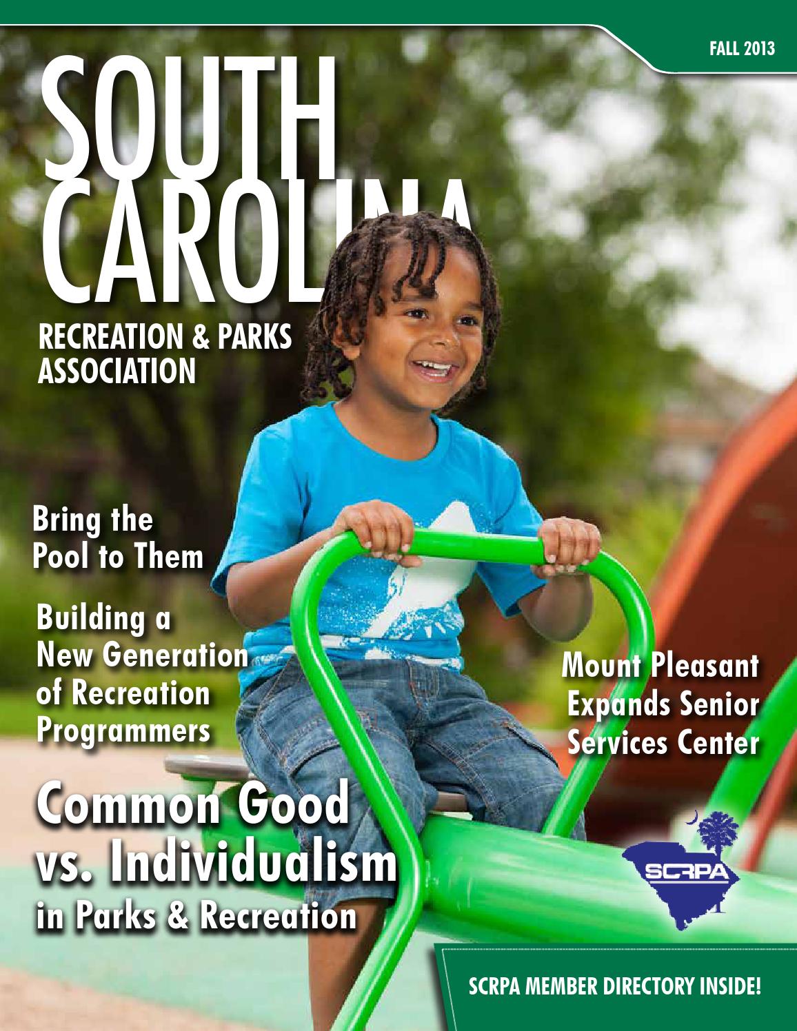 South Carolina Recreation & Parks Magazine Fall 2013 by Pernsteiner ...