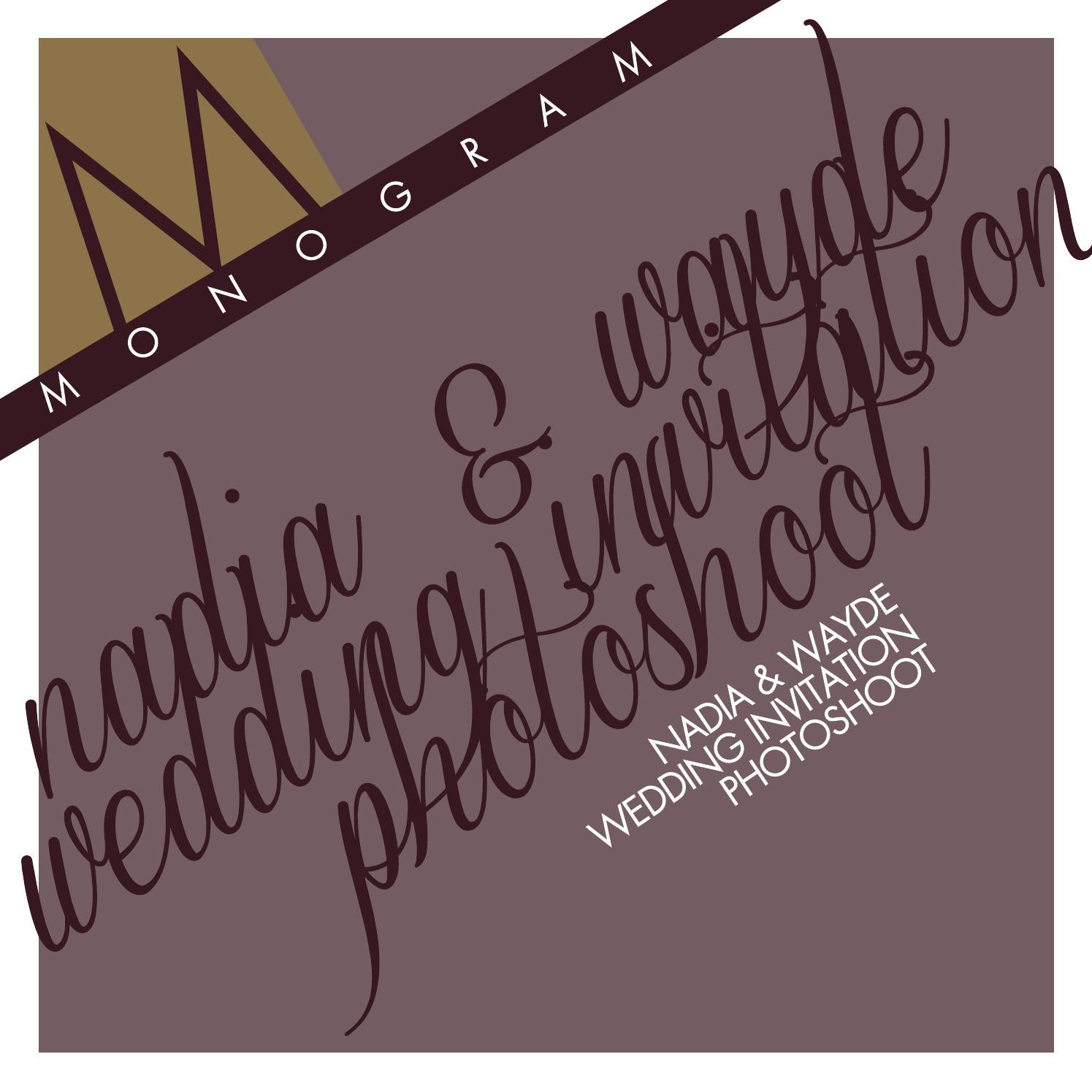 MONOGRAM - THE INVITATION ISSUE by LUXELIFESTYLE MAGAZINES BY ANTON P ...