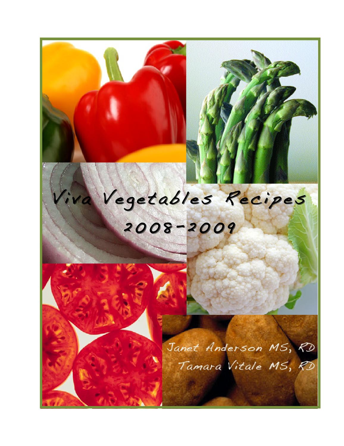 Viva Vegetables Cookbook by Utah State University Extension - Issuu