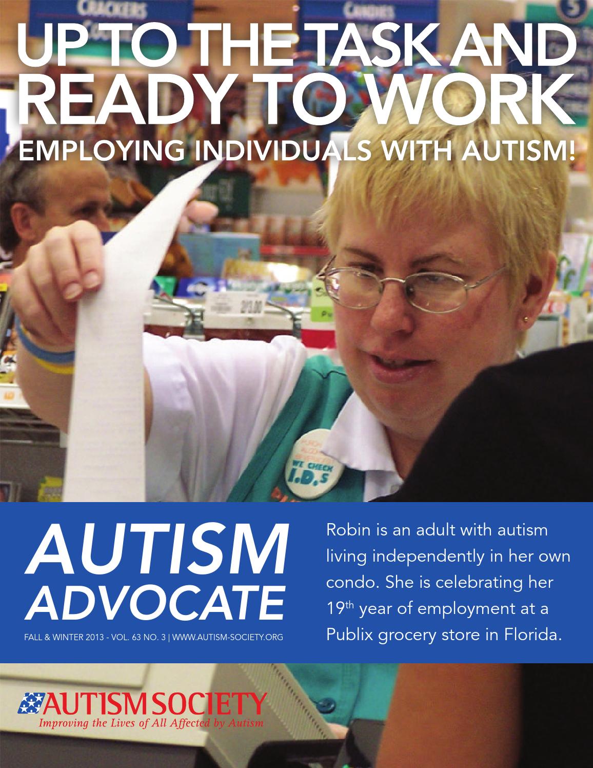 Autism Advocate Fall & Winter Edition 2013 by Johanne Sutherland - Issuu